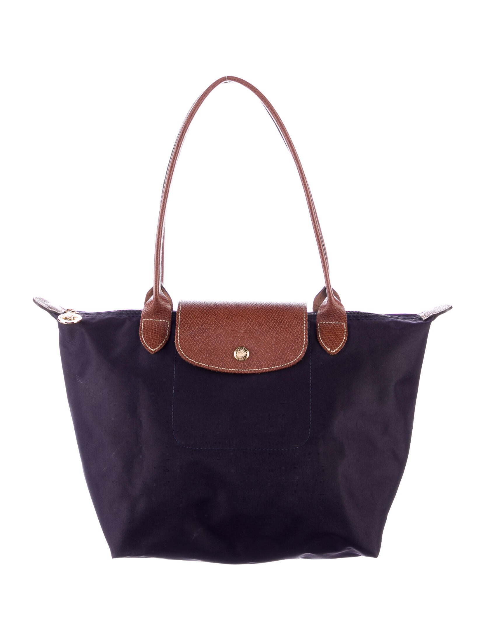 Longchamp Le Pliage "Shopping" Tote - Purple Totes, Handbags - WL855746 ...