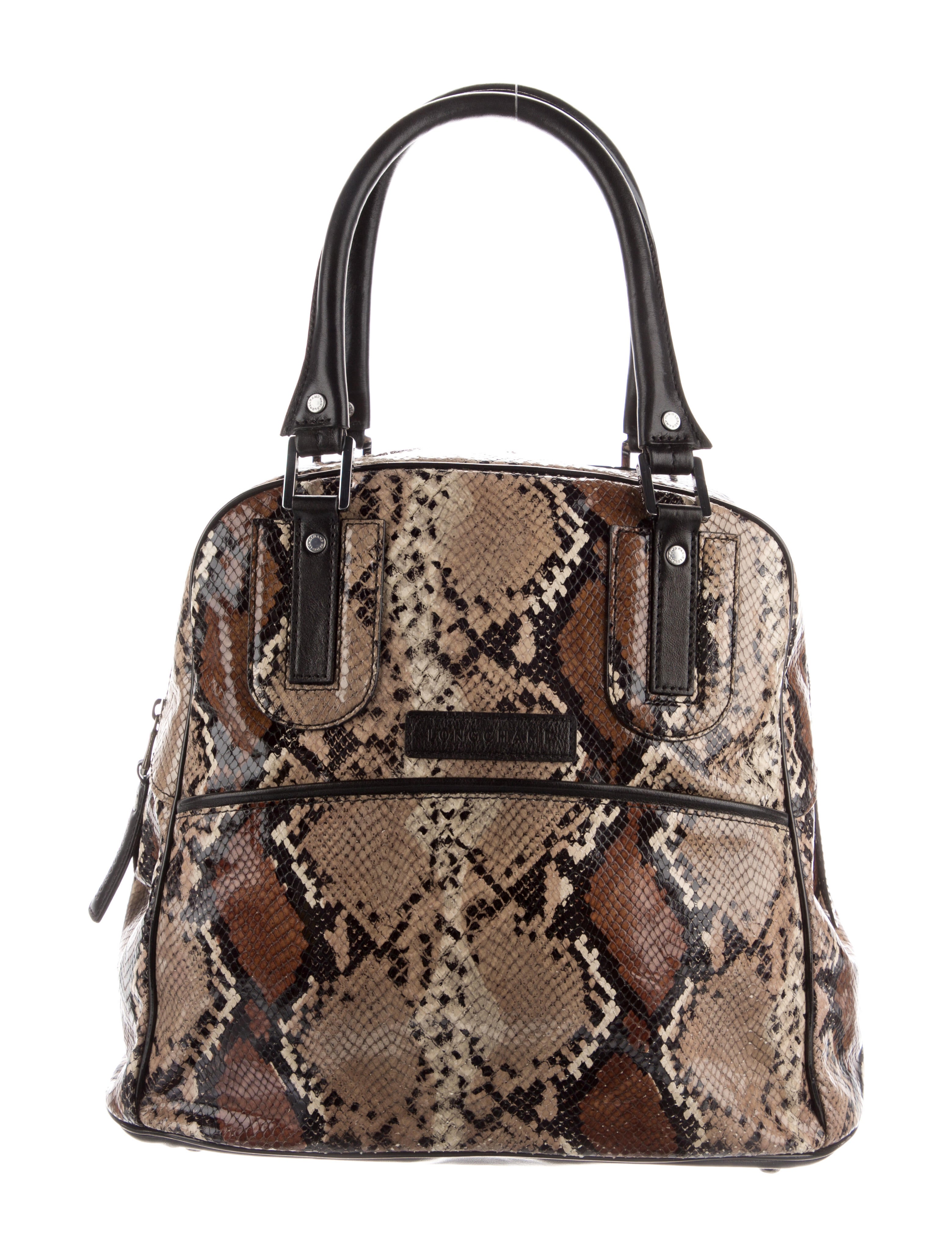 Longchamp Embossed Rousseau Shoulder Bag - Blue Shoulder Bags, Handbags ...