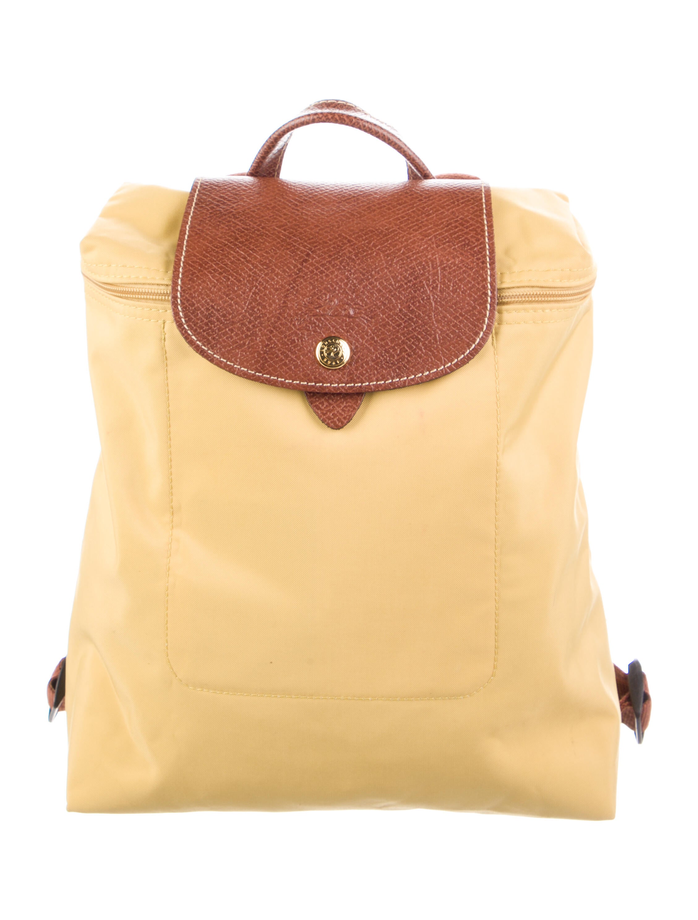 Longchamp Nylon Backpack - Yellow Backpacks, Handbags - WL856172 | The ...