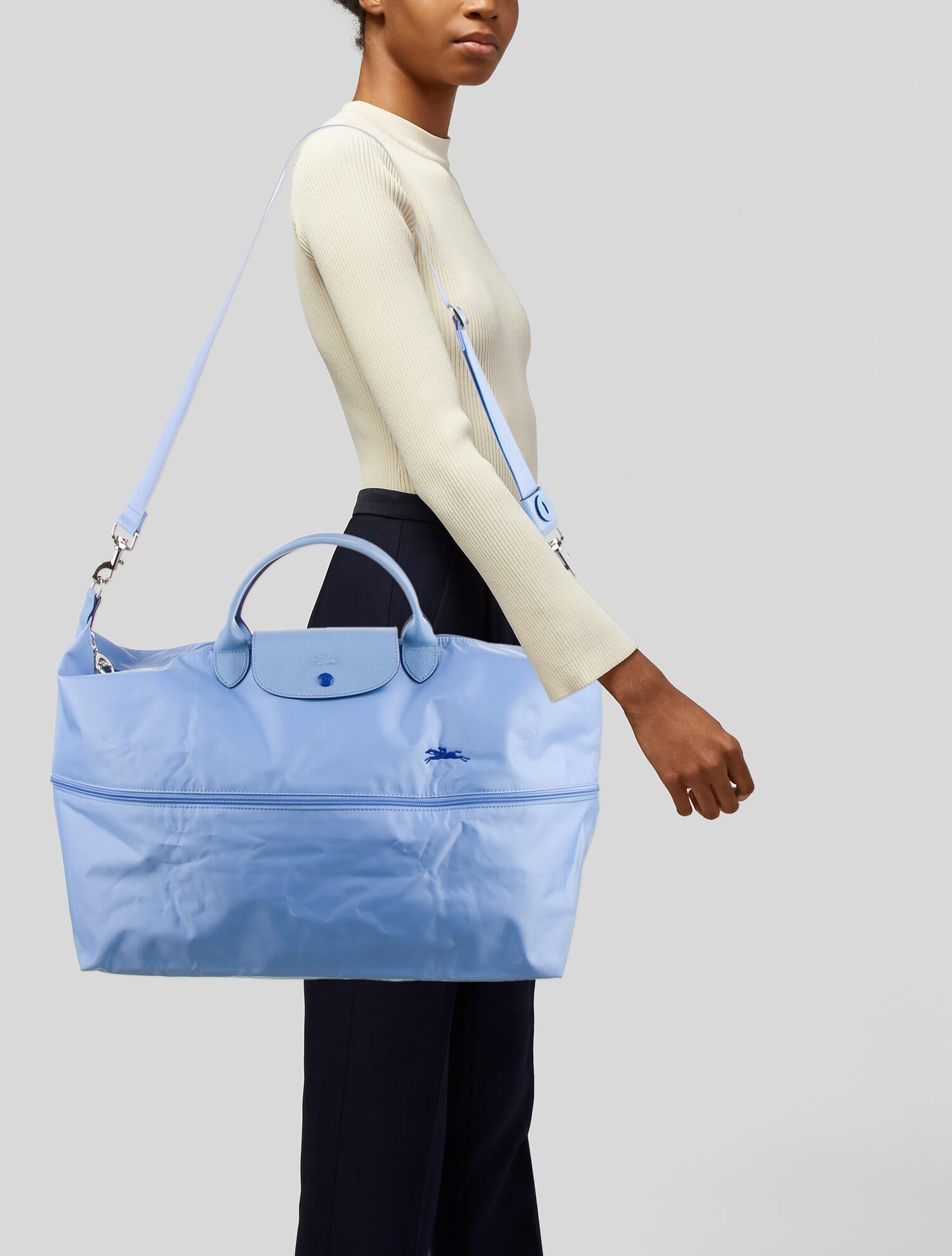 Longchamp Le Pliage Duffle Bag - Blue Luggage and Travel, Handbags ...