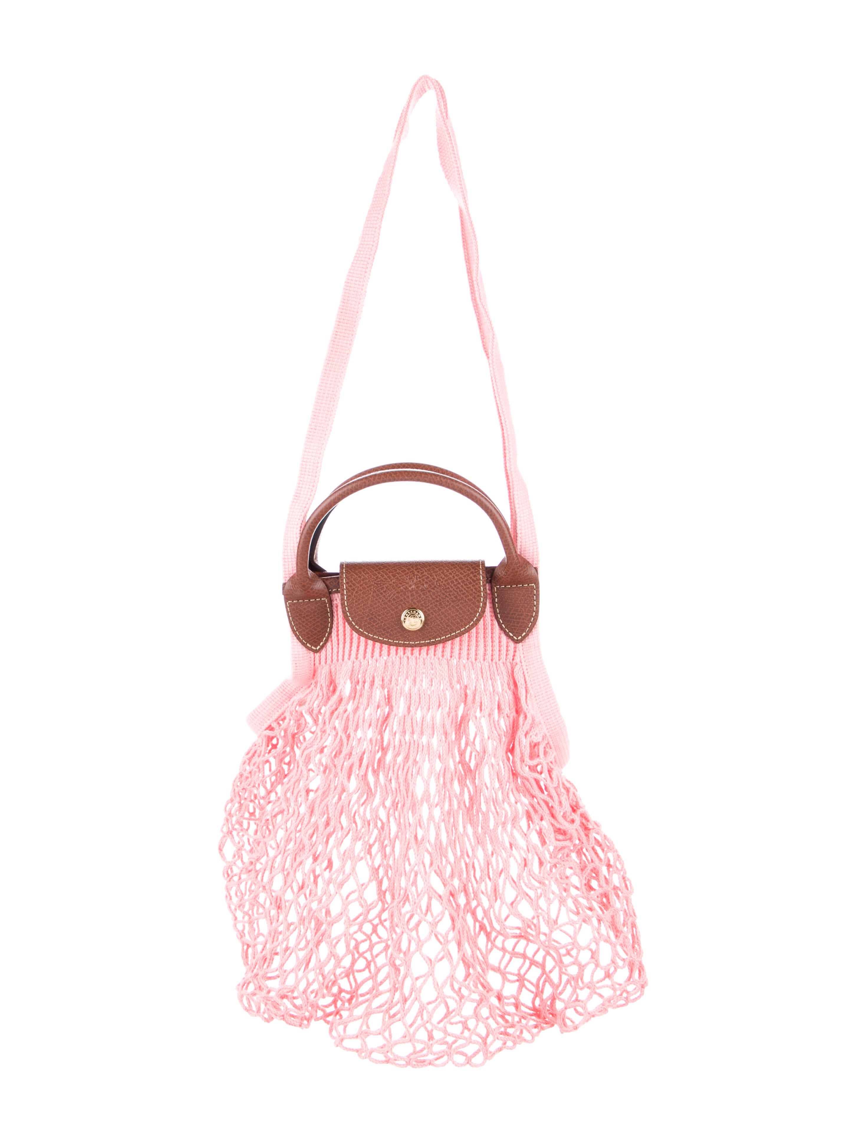 Longchamp x Filt Net Shoulder Bag - Pink Shoulder Bags, Handbags ...