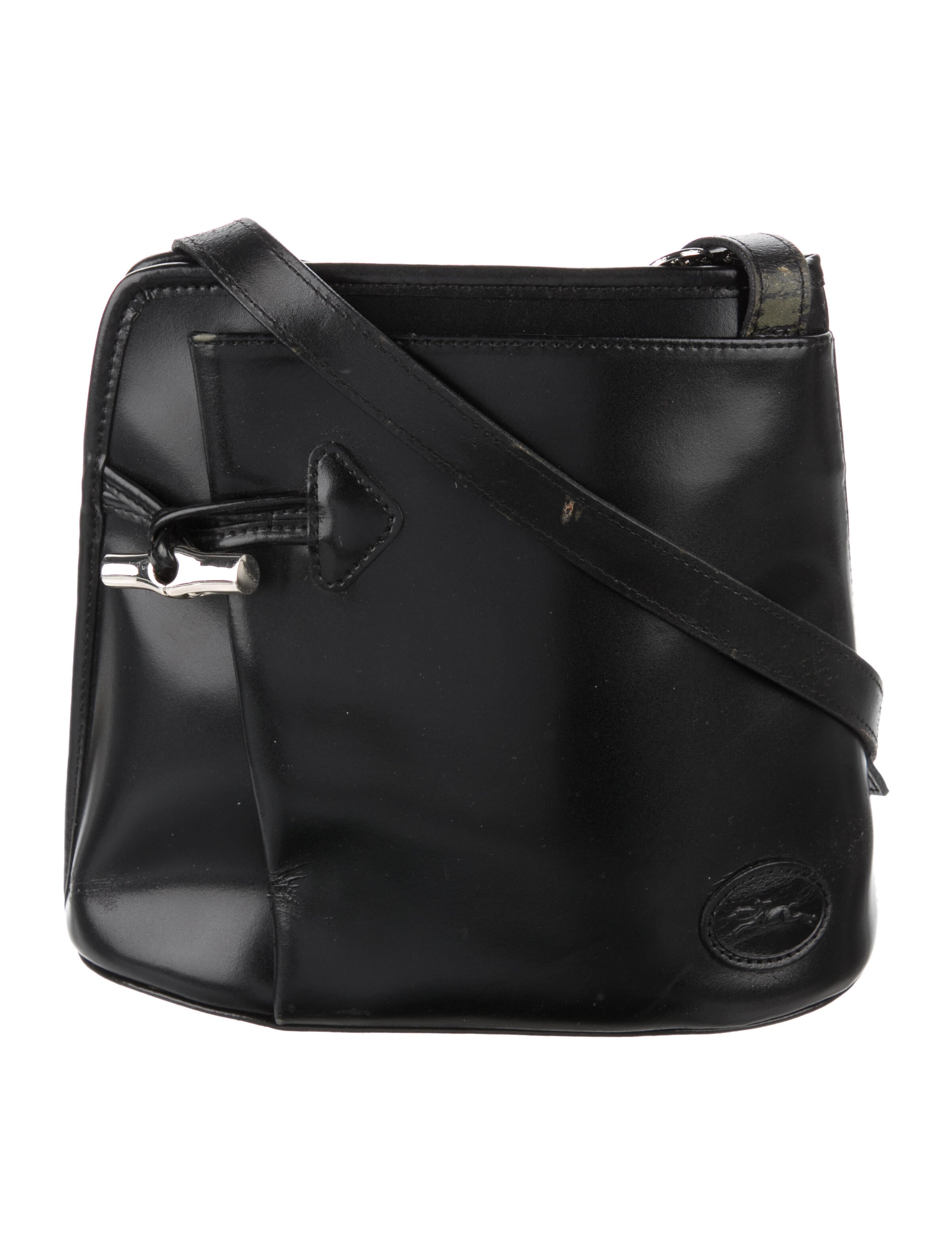 Longchamp Leather Crossbody - Black Crossbody Bags, Handbags - WL856659 ...