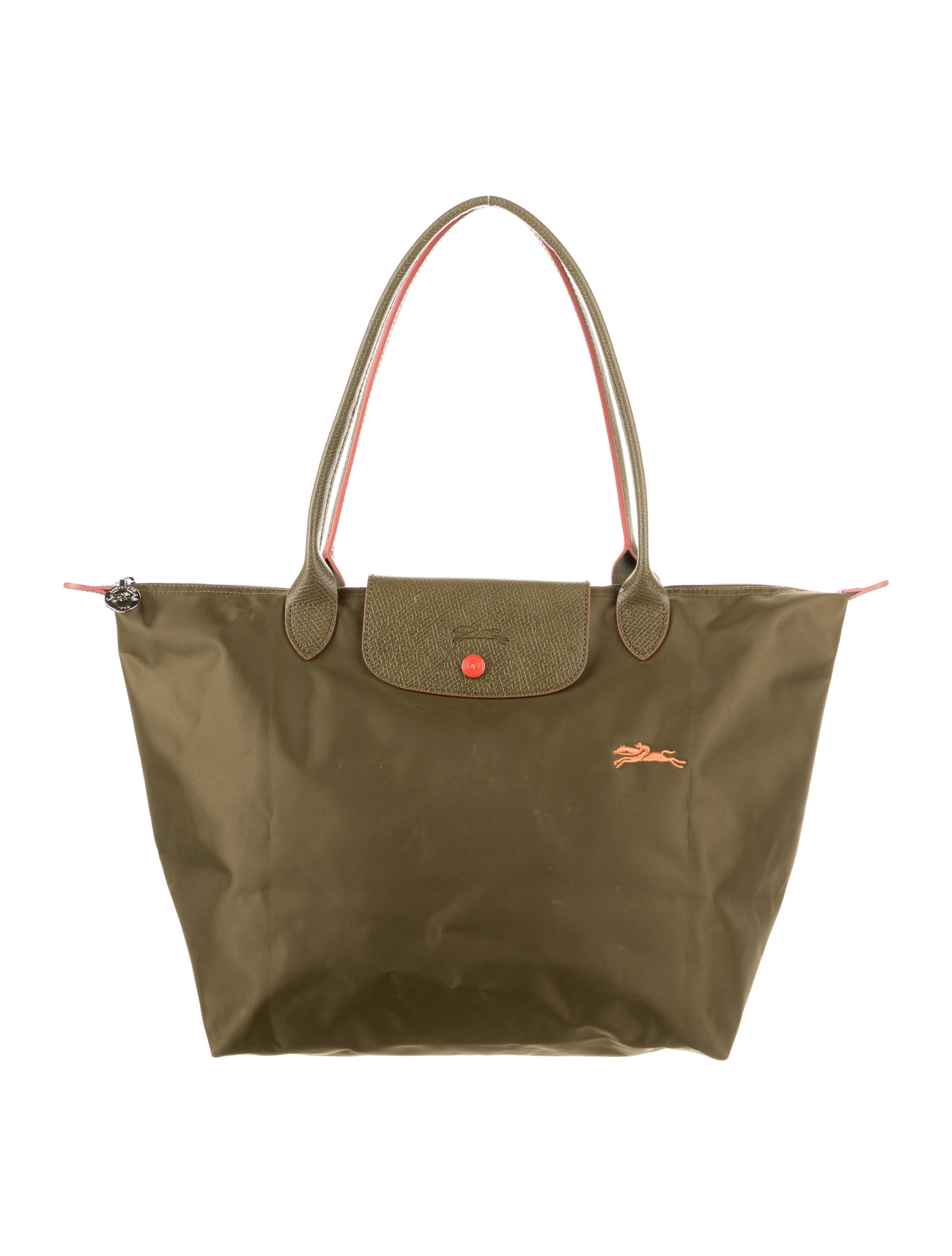 Longchamp Le Pliage Shopping Tote - Green Totes, Handbags - WL857047 ...