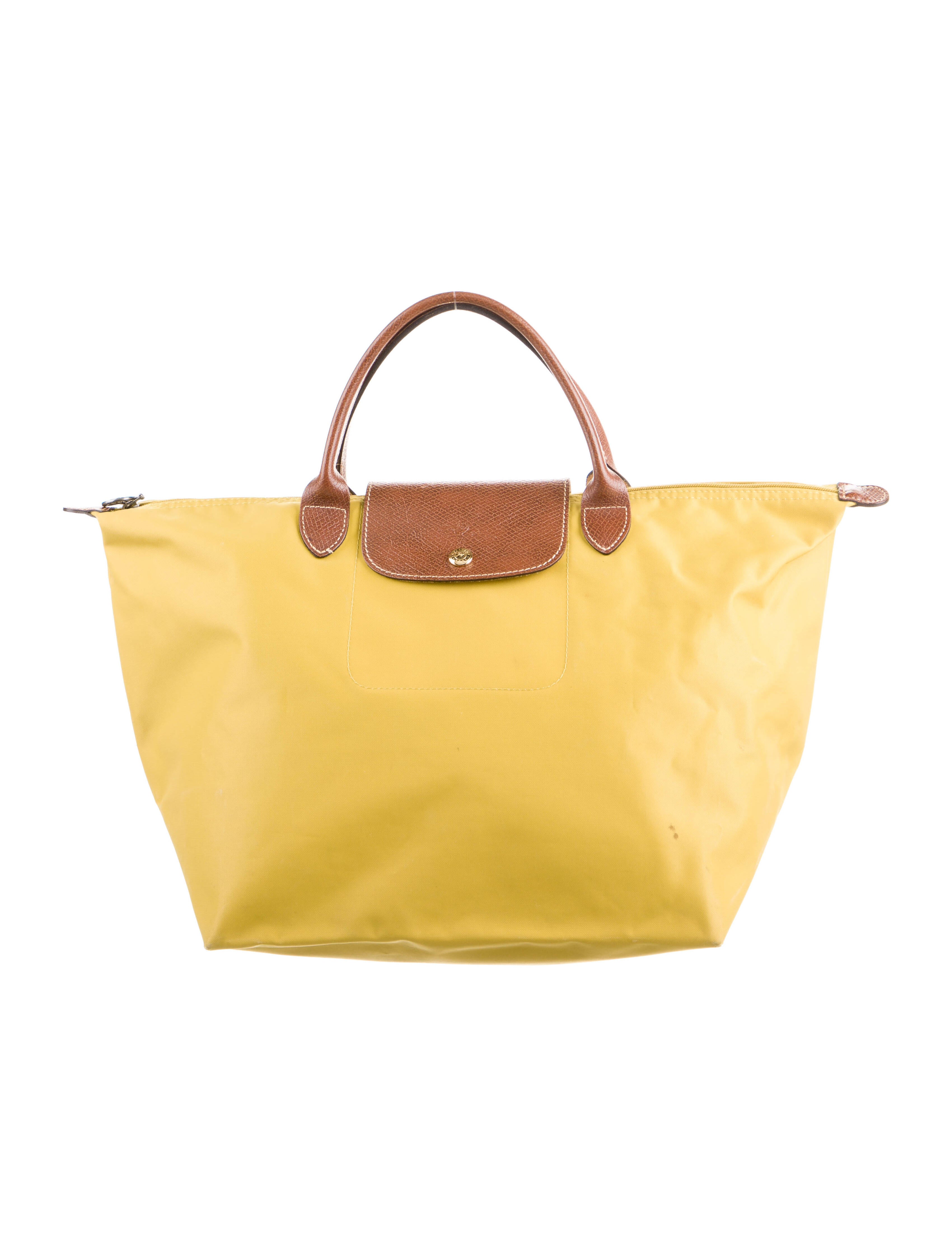 Longchamp Nylon Le Pliage - Yellow Totes, Handbags - WL857057 | The ...