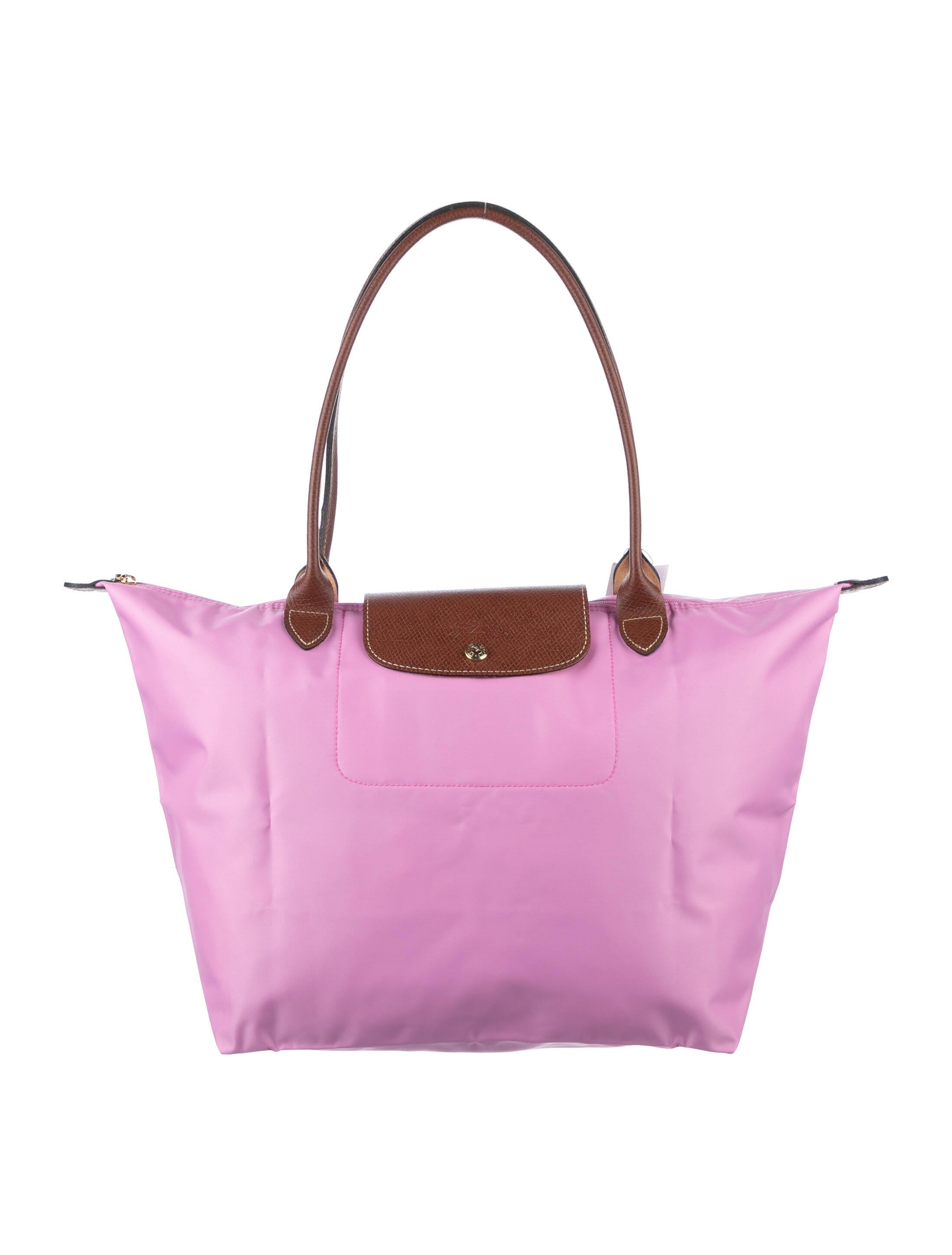 Longchamp Le Pliage "Shopping" Tote w/ Tags - Pink Totes, Handbags ...