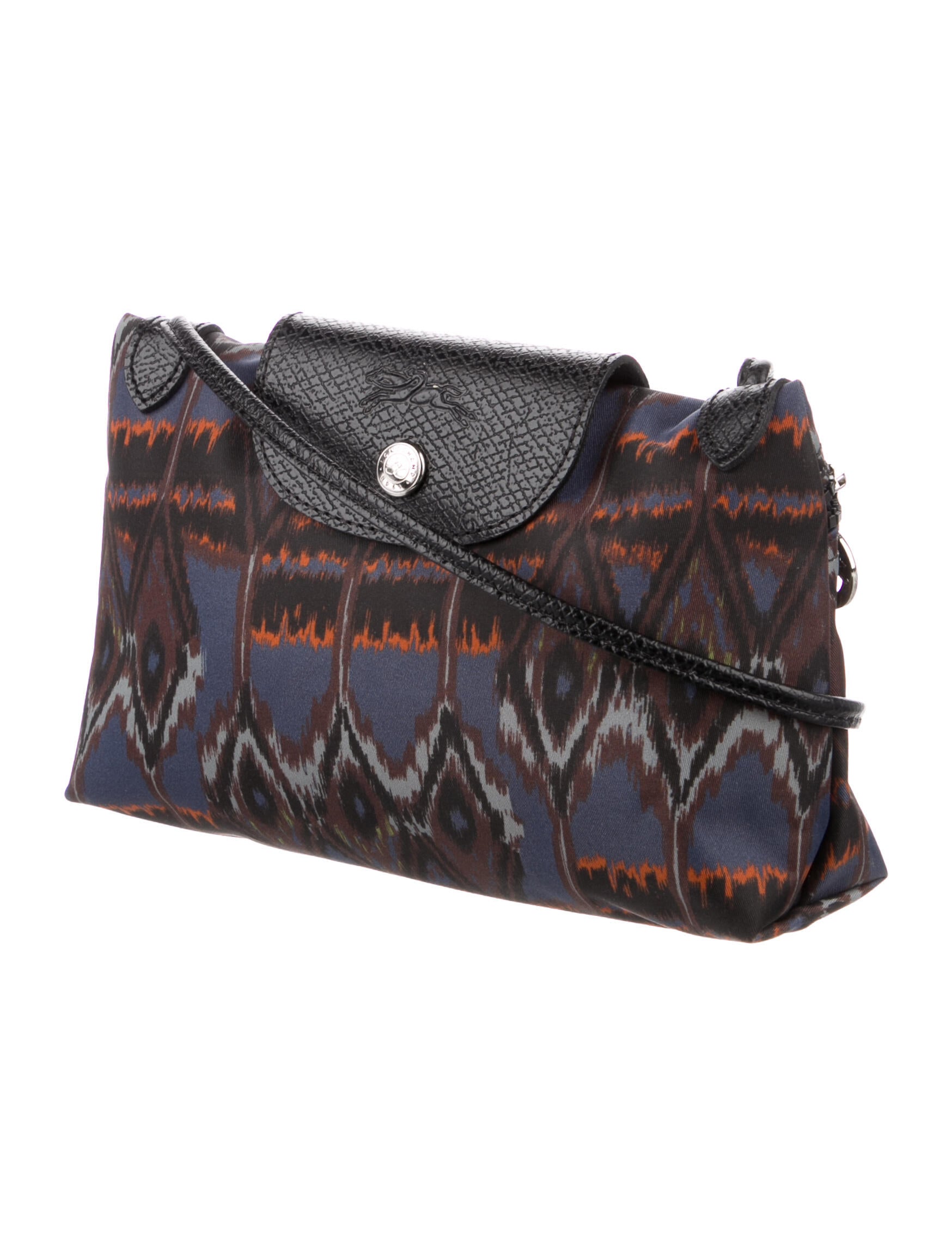 Longchamp Le Pliage Ikat Print Crossbody Bag - Blue Crossbody Bags ...