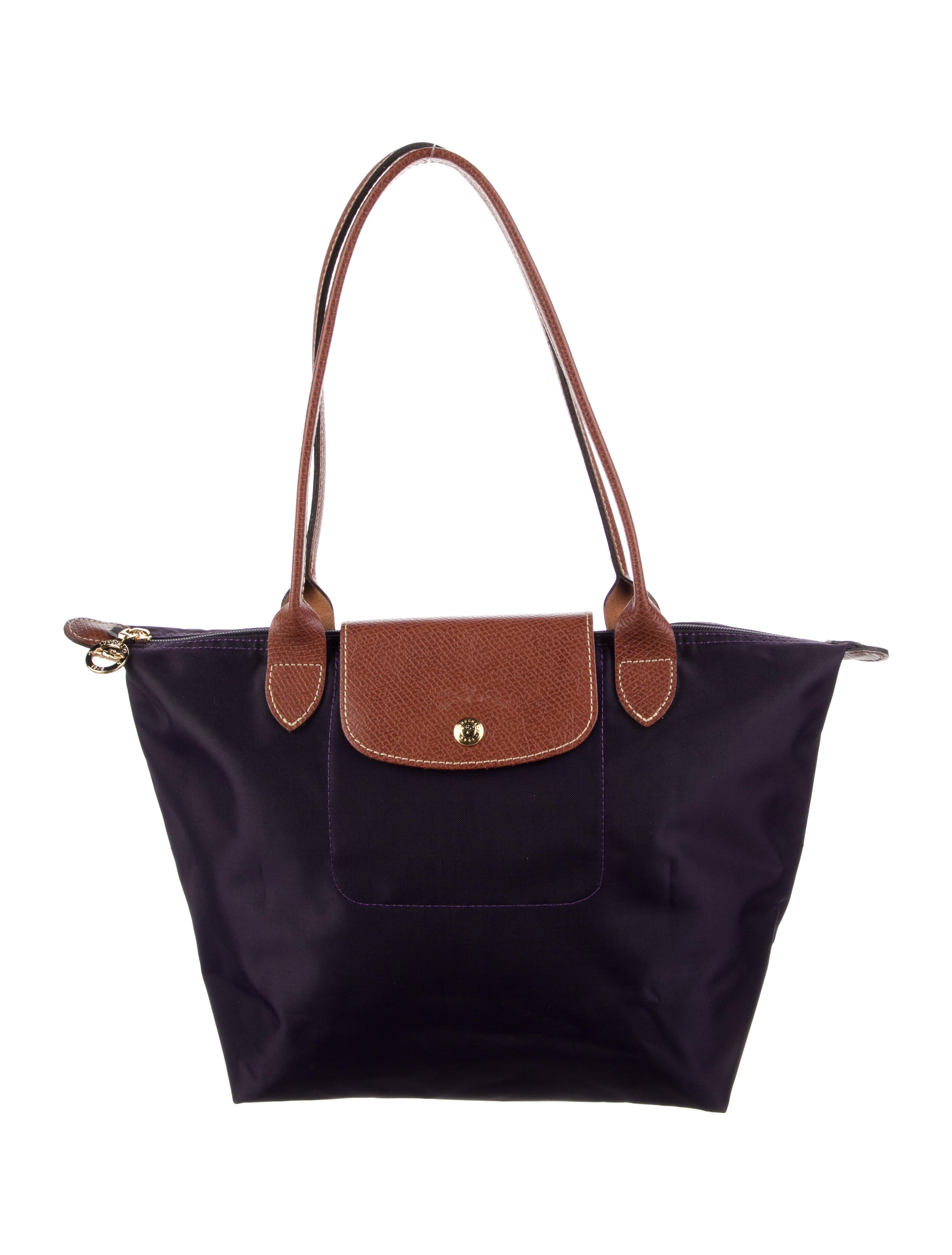 Longchamp Small Le Pilage Tote - Purple Totes, Handbags - WL857572 ...