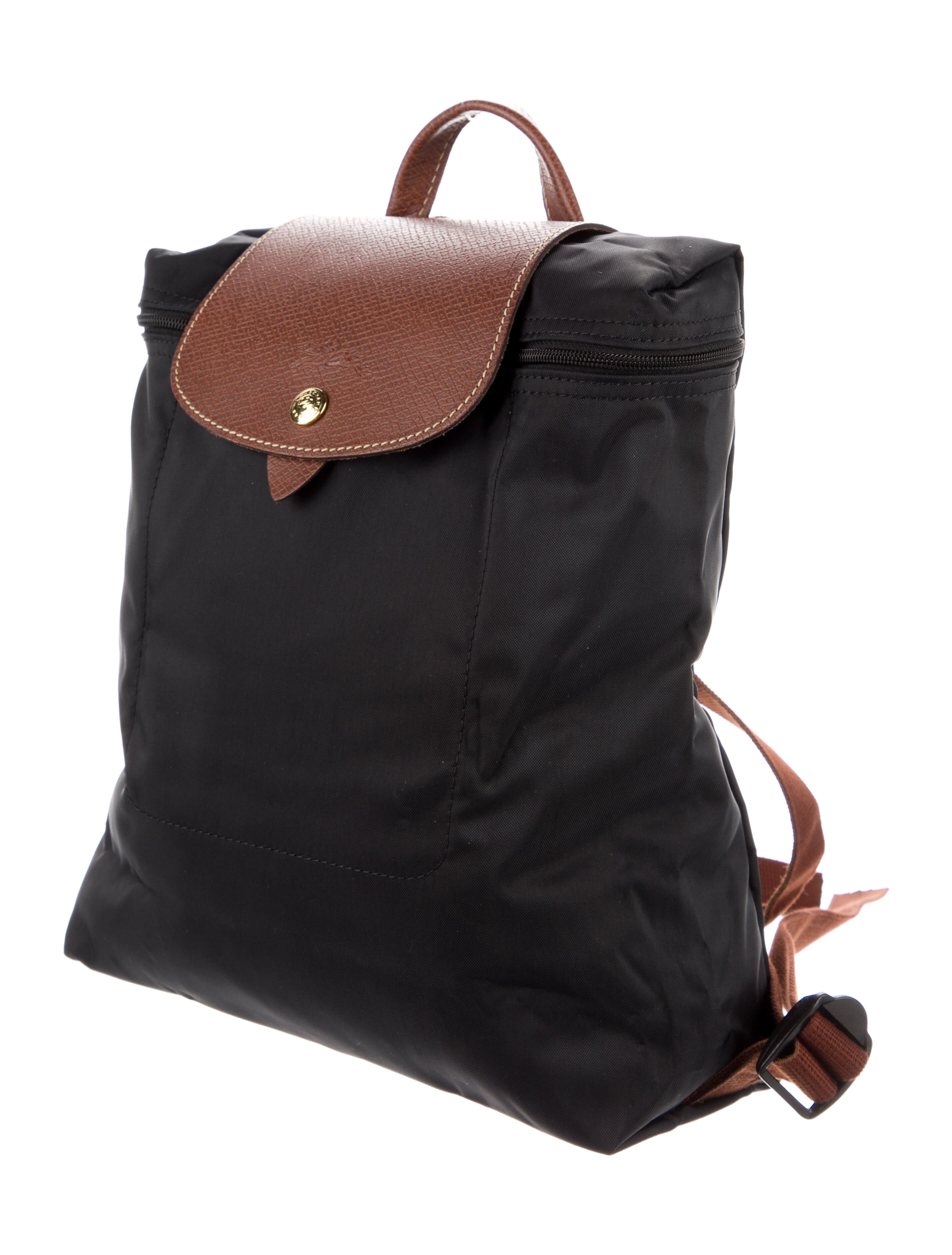 Longchamp Le Pliage "Sac a Dos" Backpack - Black Backpacks, Handbags ...