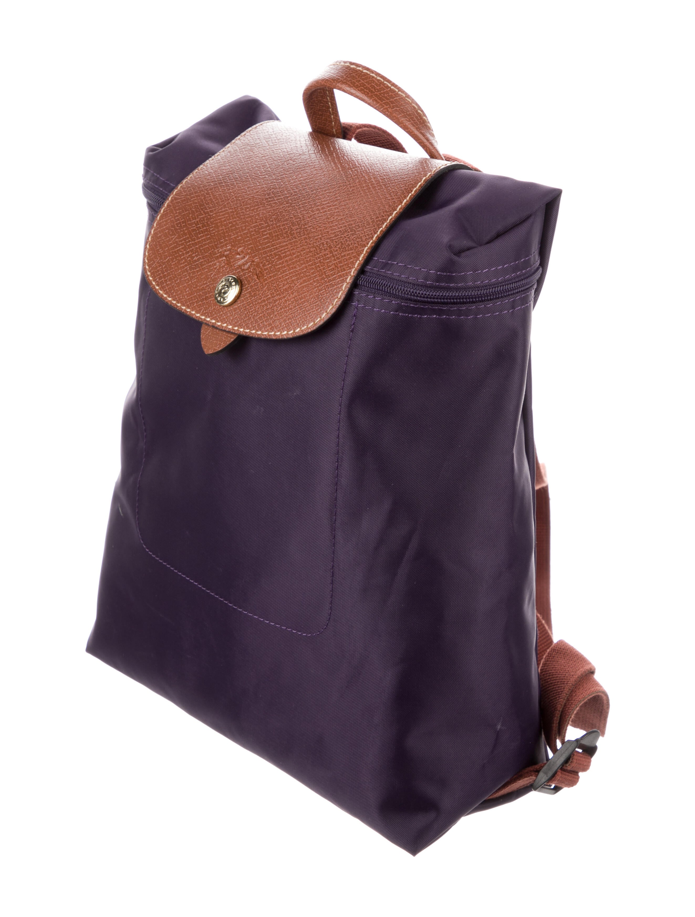 Longchamp Le Pliage Backpack - Purple Backpacks, Handbags - WL858690 ...
