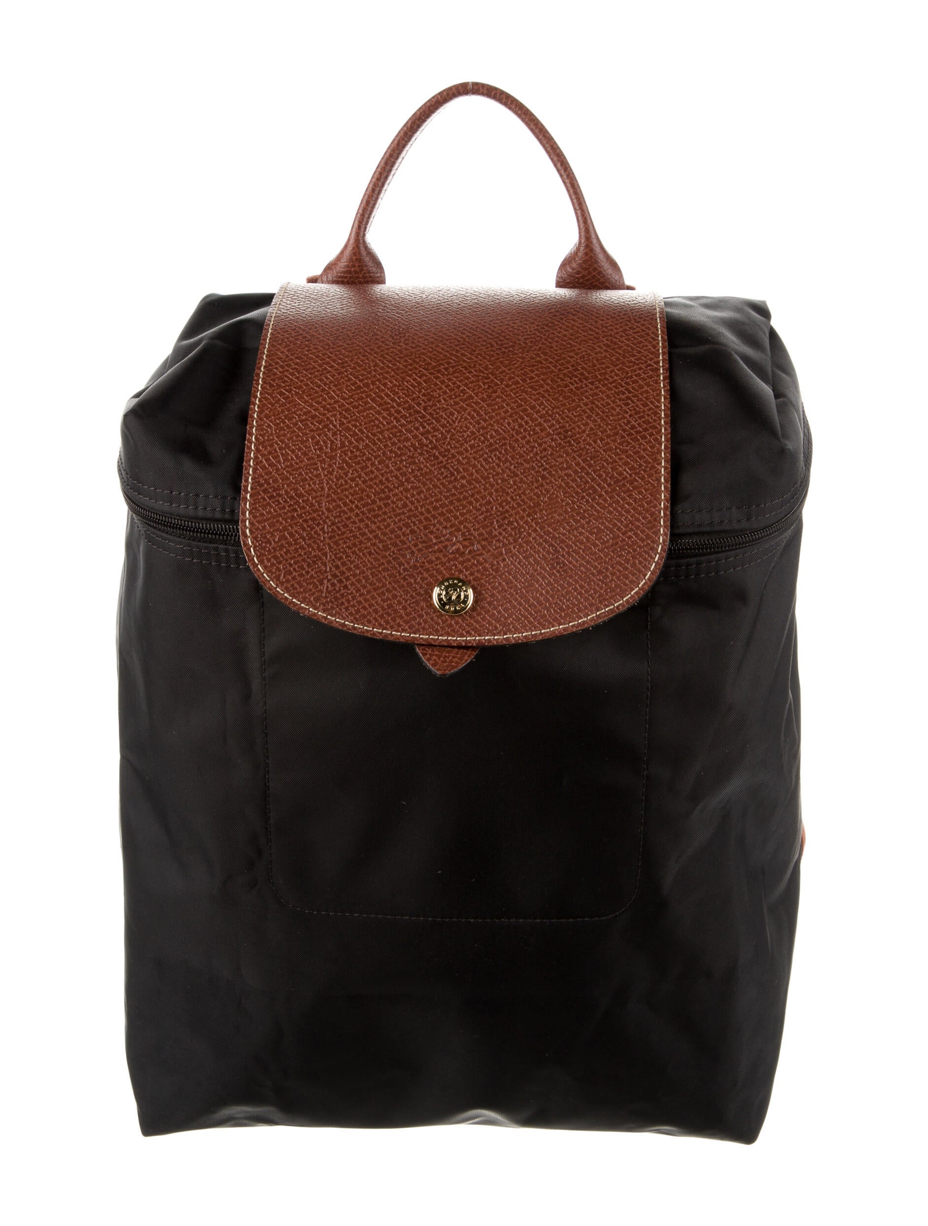 Longchamp Leather Sling Backpack - Black Backpacks, Handbags - WL826454 ...