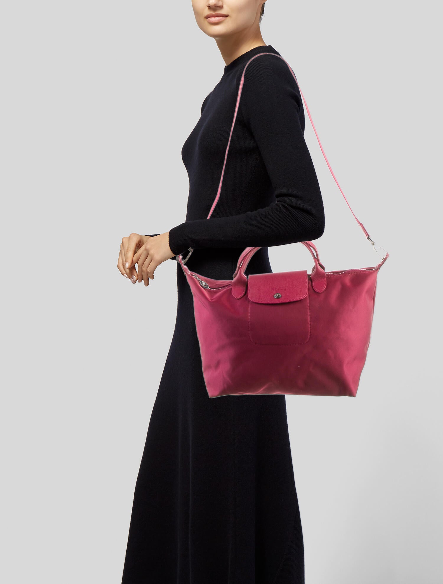 Longchamp Le Pliage Tote - Pink Totes, Handbags - WL859108 | The RealReal