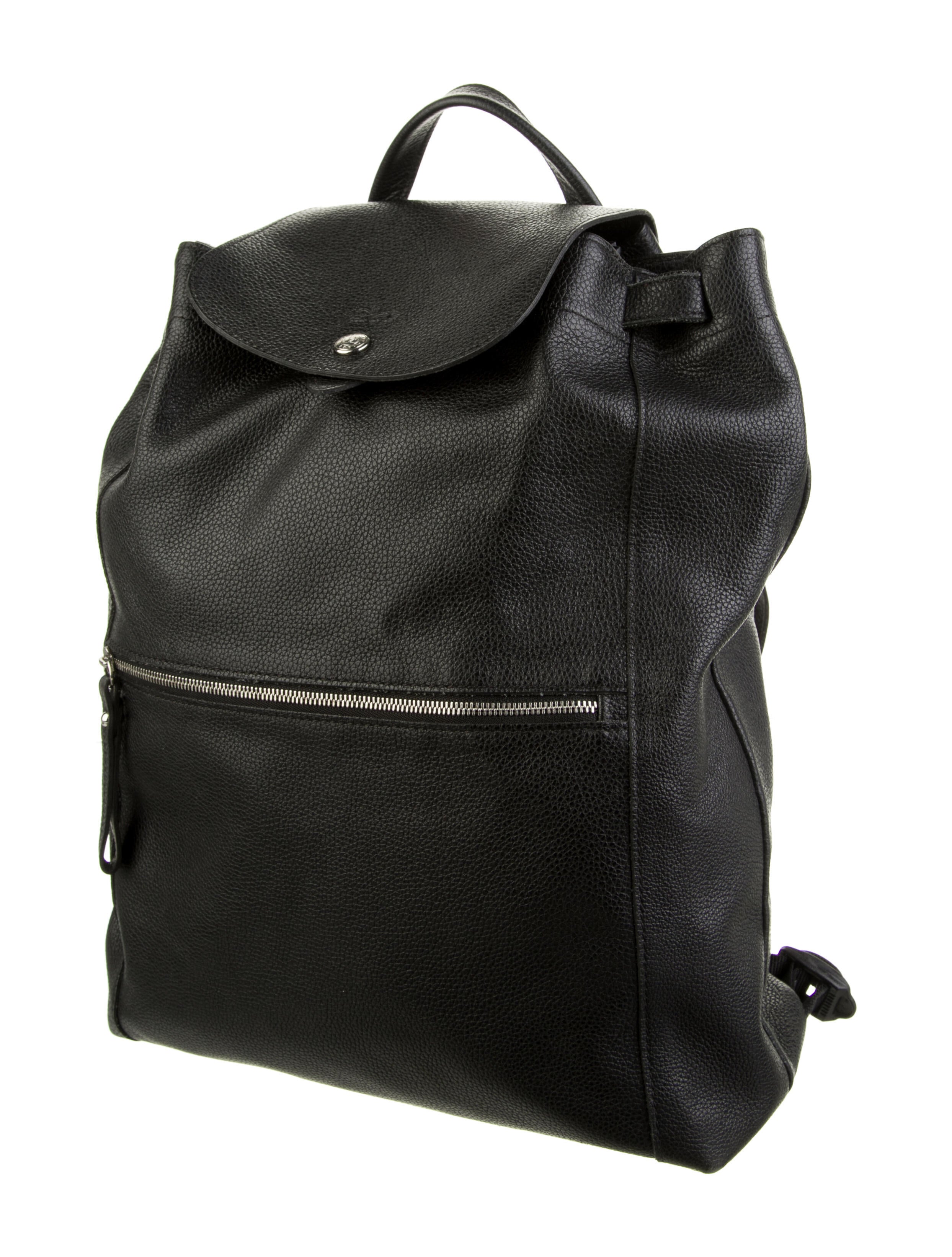 Longchamp Leather Sling Backpack - Black Backpacks, Handbags - WL826454 ...