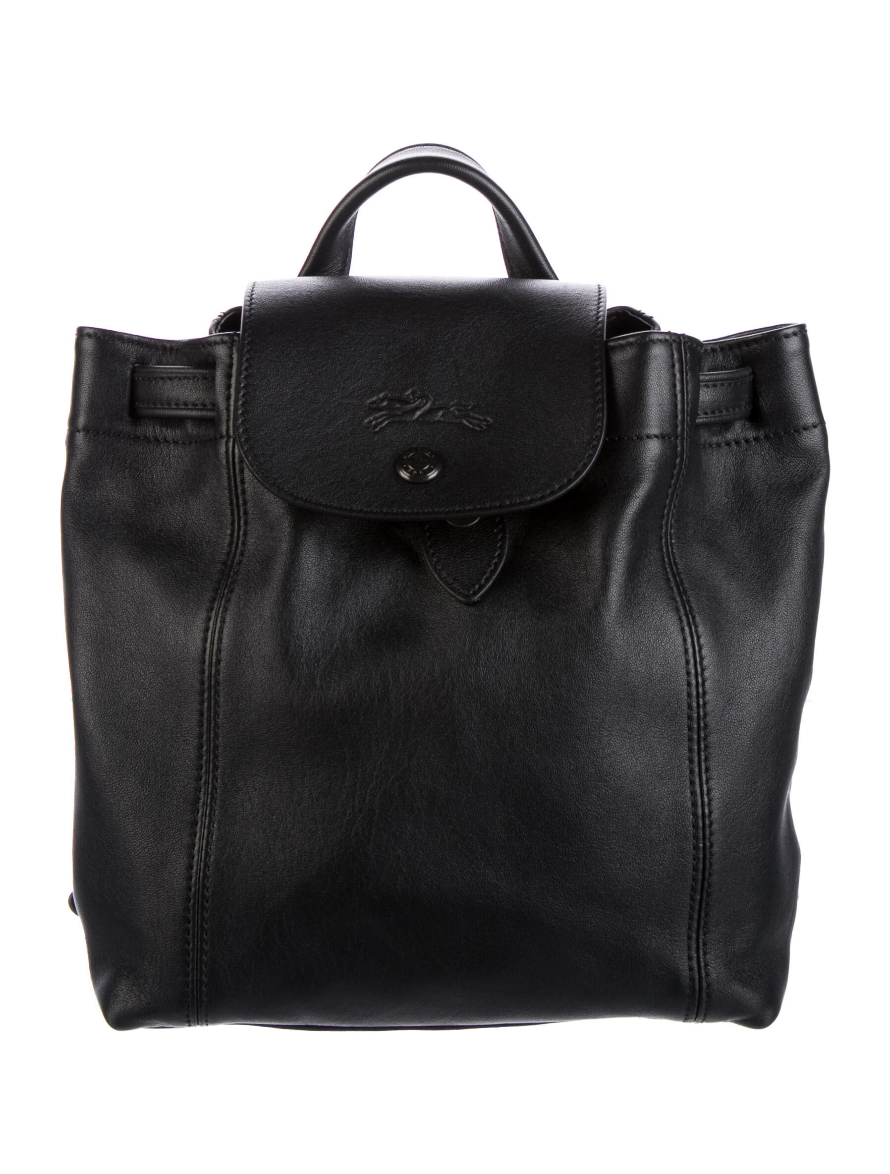 Longchamp Leather Sling Backpack - Black Backpacks, Handbags - WL826454 ...