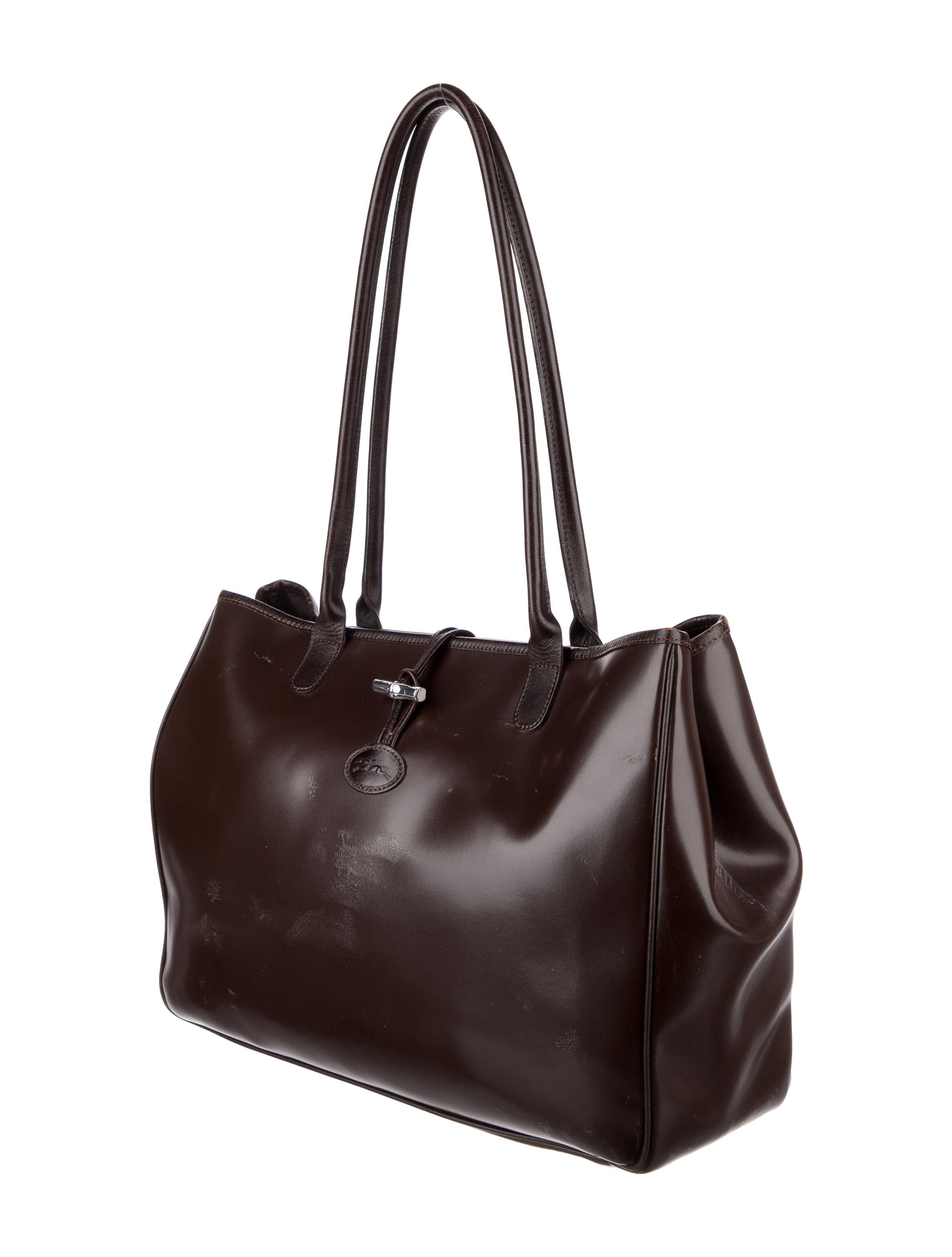 Longchamp Leather Tote Bag - Brown Totes, Handbags - WL859994 | The ...