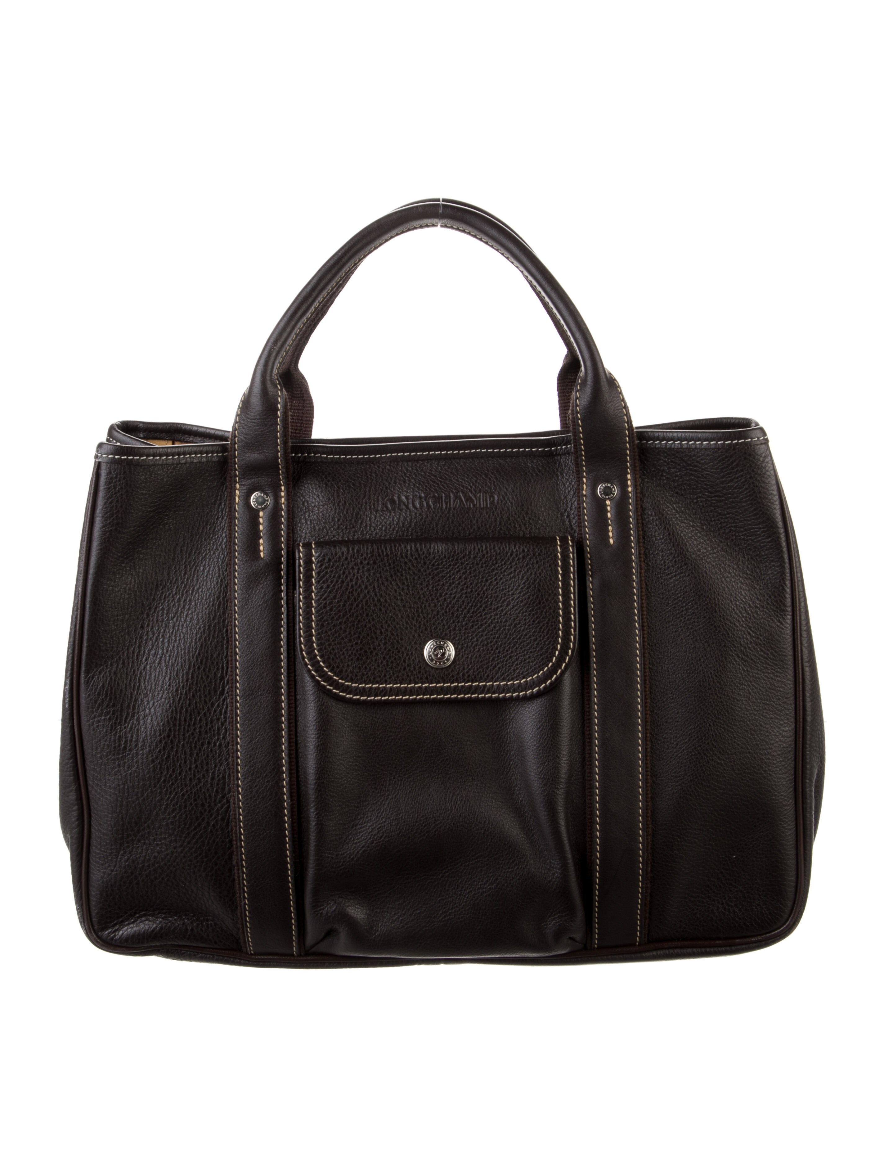 Longchamp Roseau Bucket Bag - Brown Handle Bags, Handbags - WL849948 ...