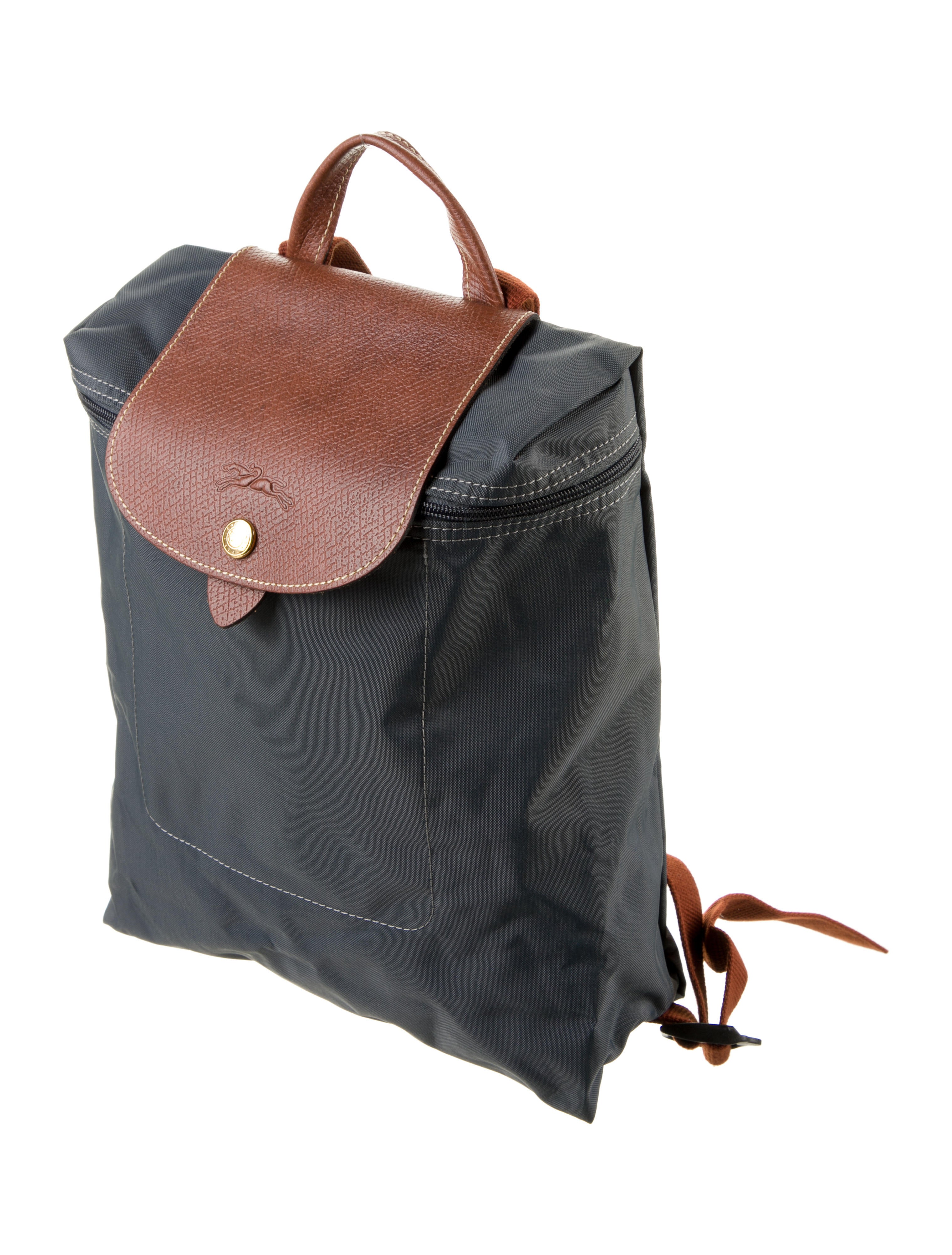 Longchamp Le Pliage Sac A Dos Backpack - Blue Backpacks, Handbags ...