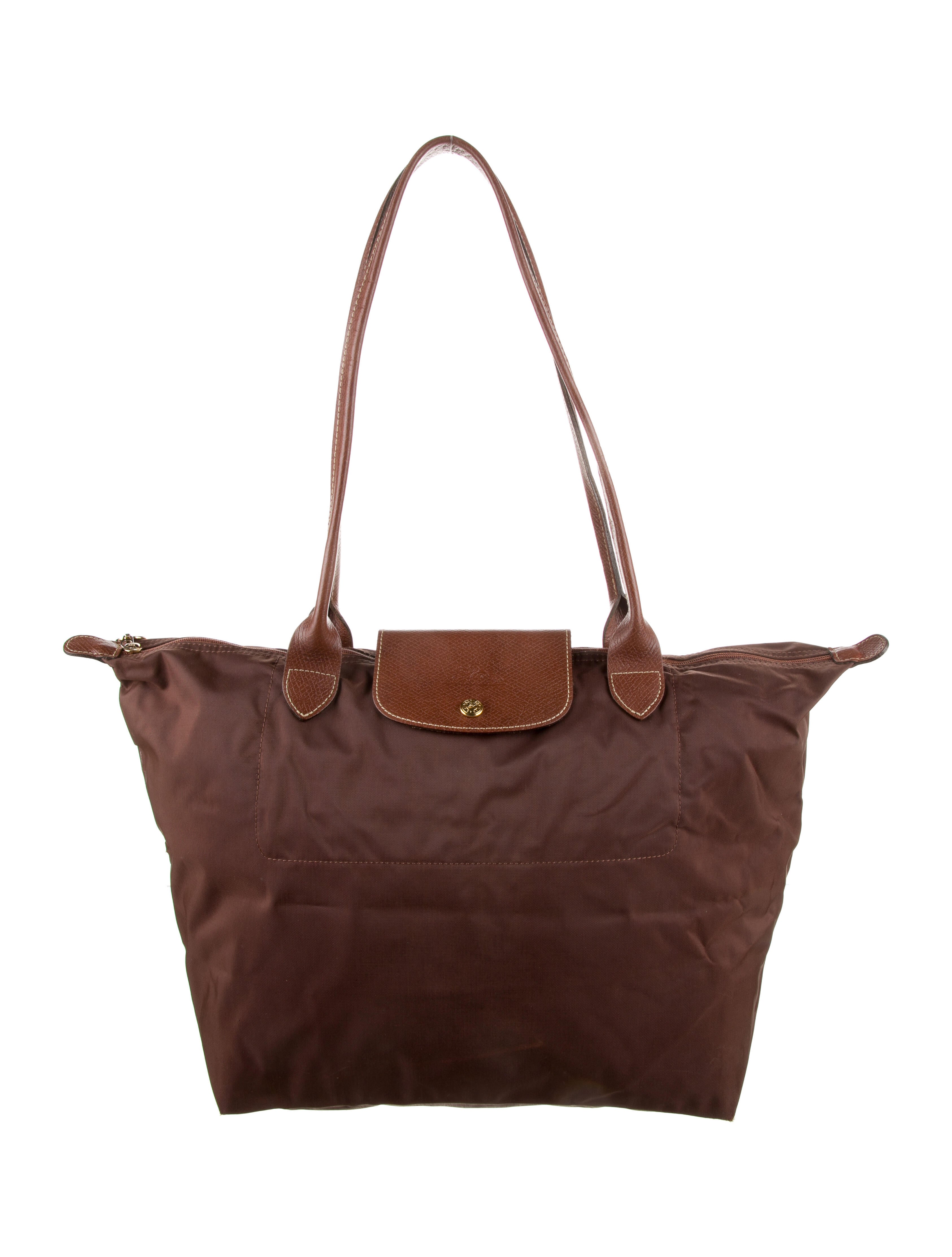 Longchamp Leather Roseau Tote - Brown Totes, Handbags - WL821472 | The ...