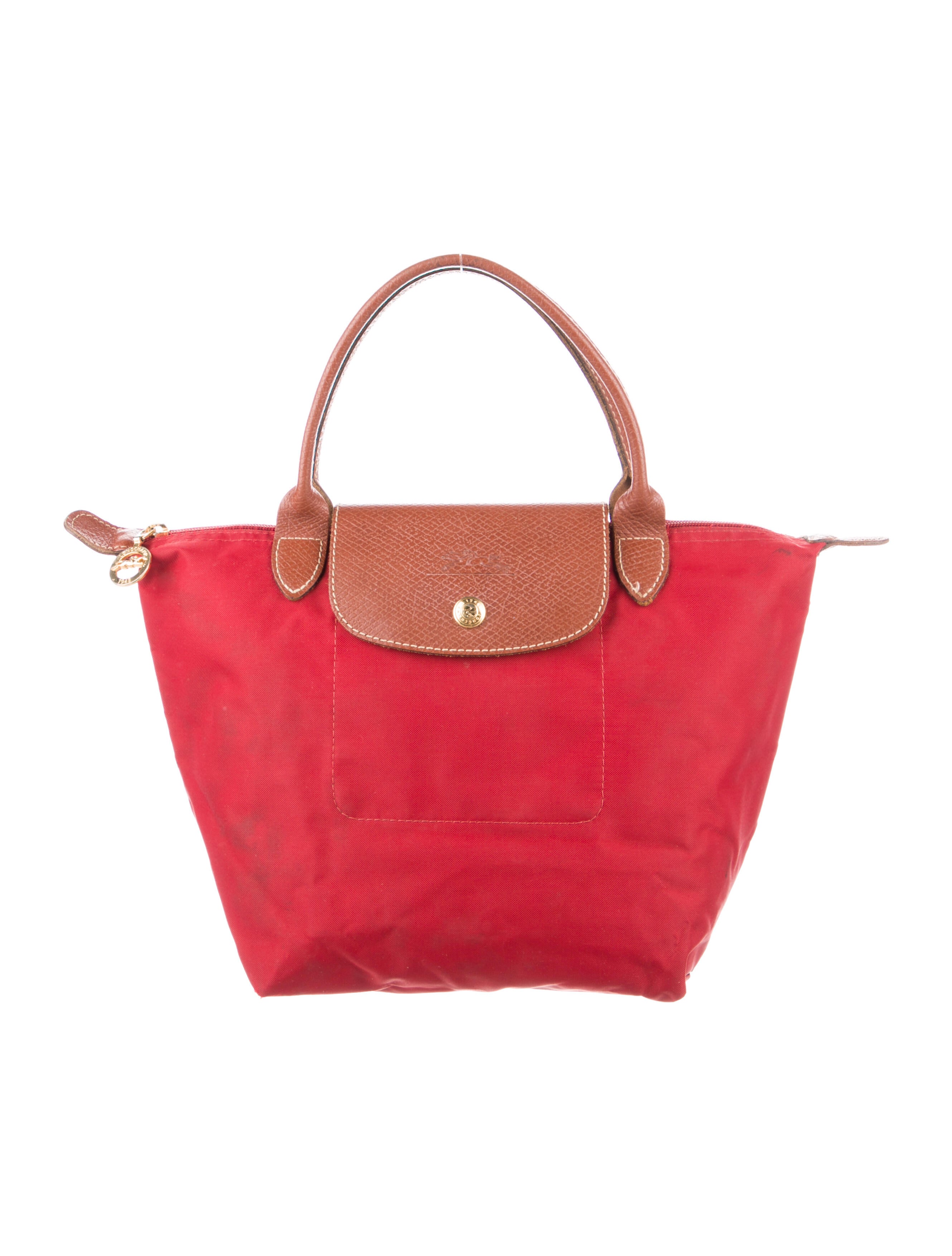 Longchamp Leather Handle Bag - Red Handle Bags, Handbags - WL825503 ...