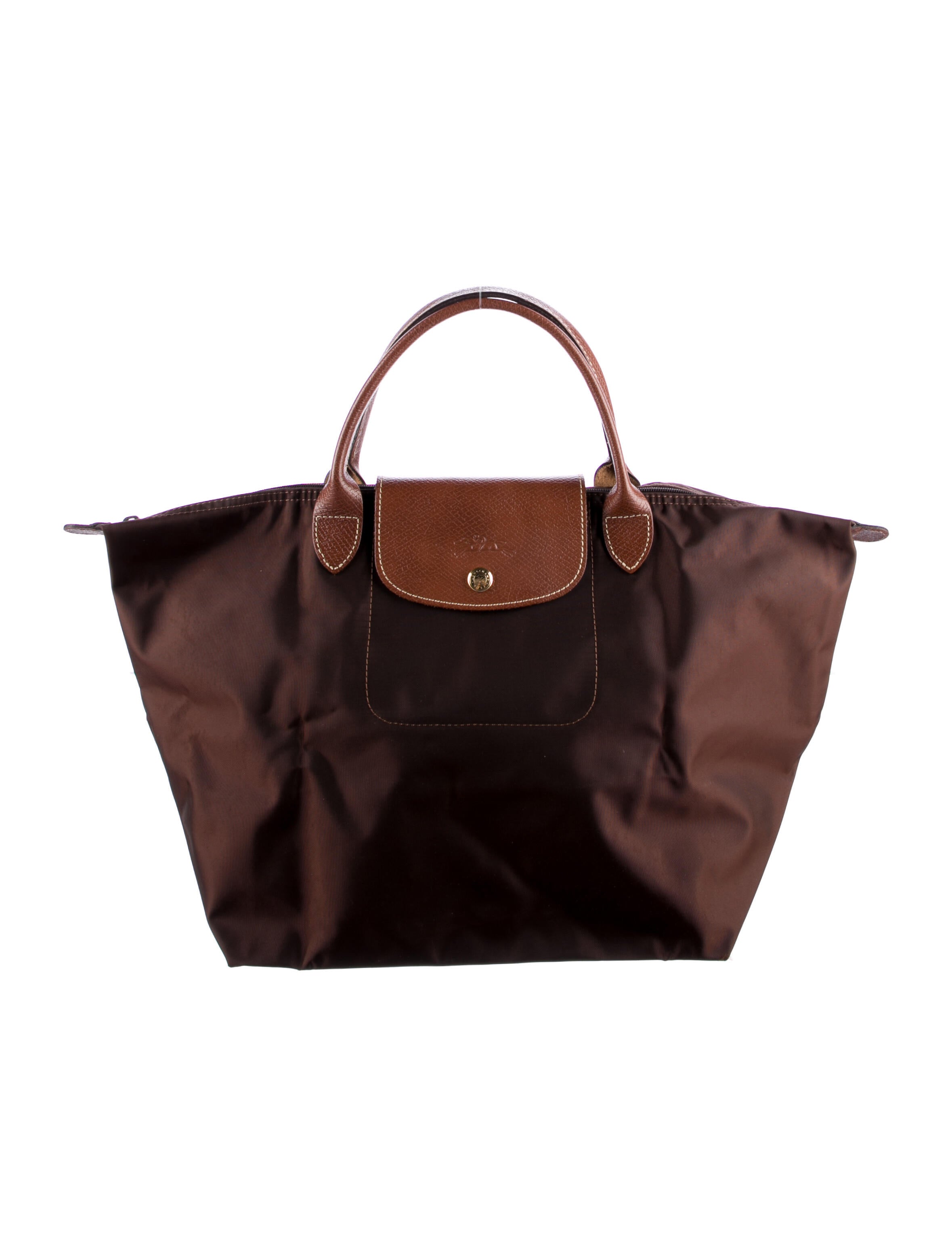 Longchamp Small Le Pliage Tote - Brown Totes, Handbags - WL822037 | The ...