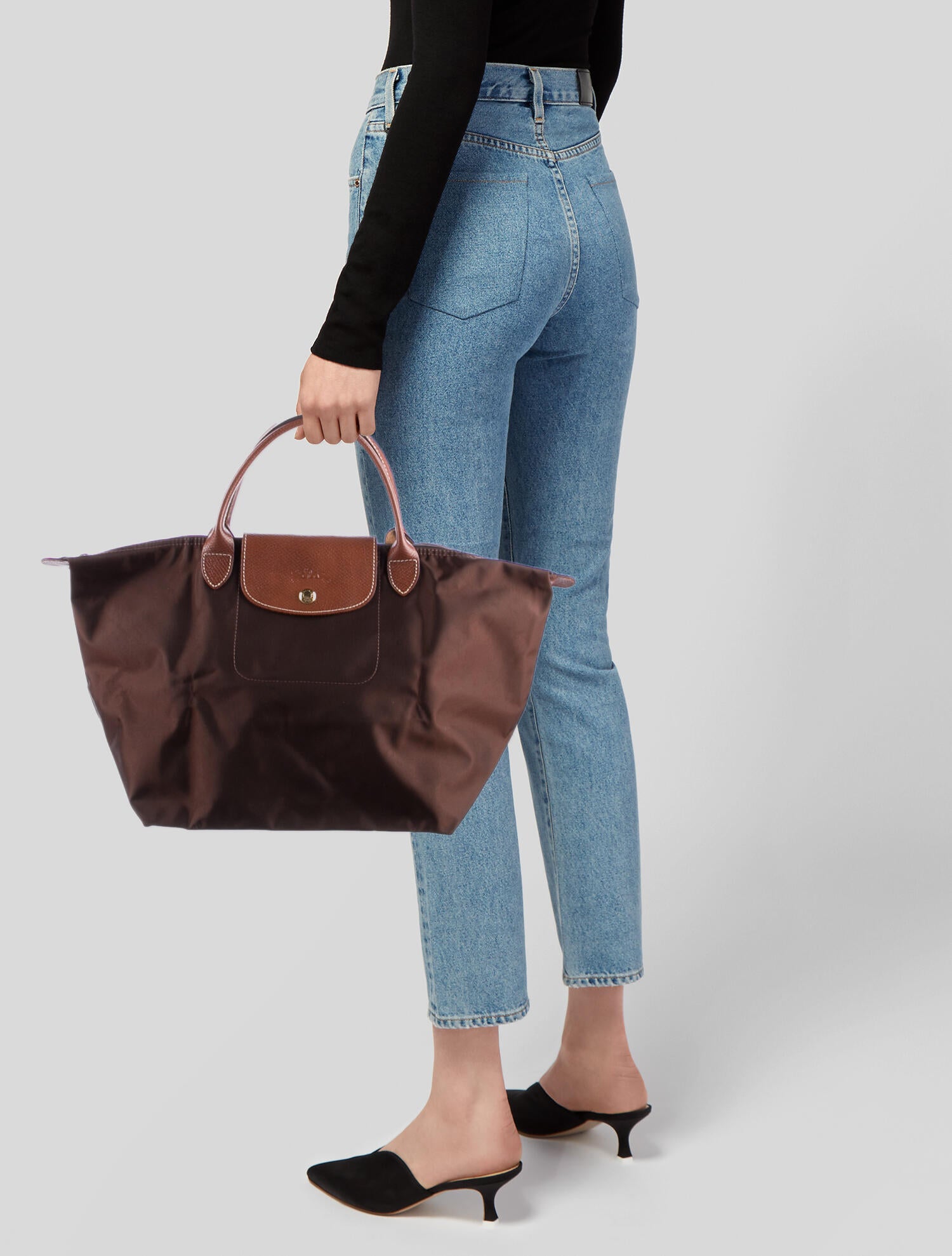 Longchamp Small Le Pliage Tote - Brown Totes, Handbags - WL822037 | The ...