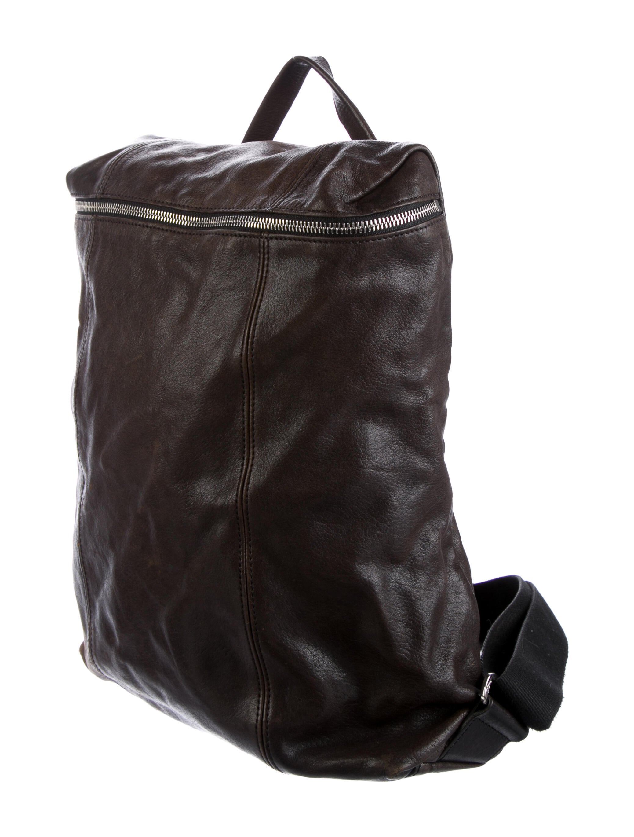 Longchamp Solid Leather Backpack - Brown Backpacks, Handbags - WL861251 ...