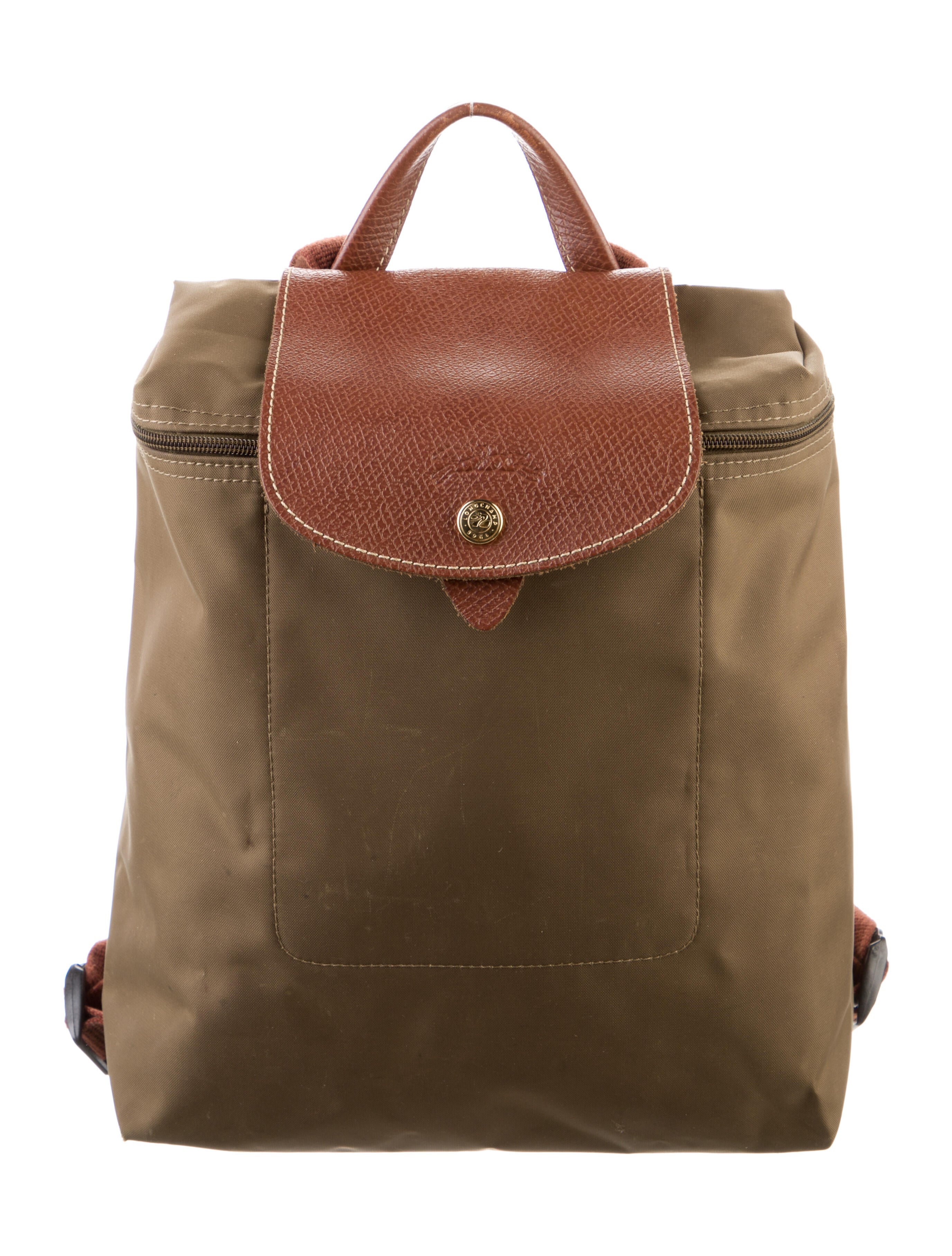 Longchamp Nylon Backpack - Green Backpacks, Handbags - WL861601 | The ...