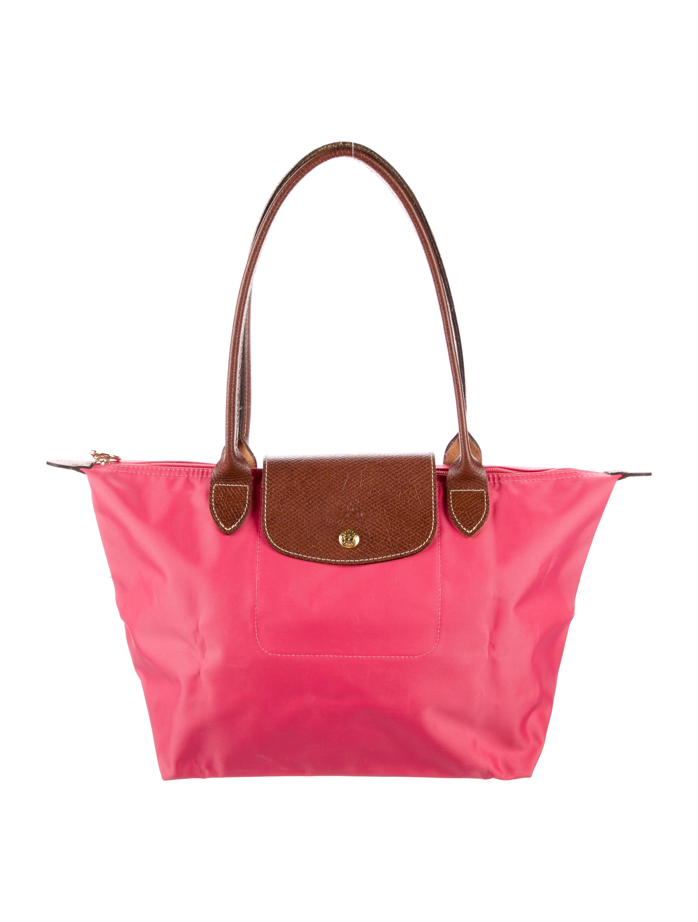Longchamp Le Pliage Shopping Tote - Pink Totes, Handbags - WL861775 ...