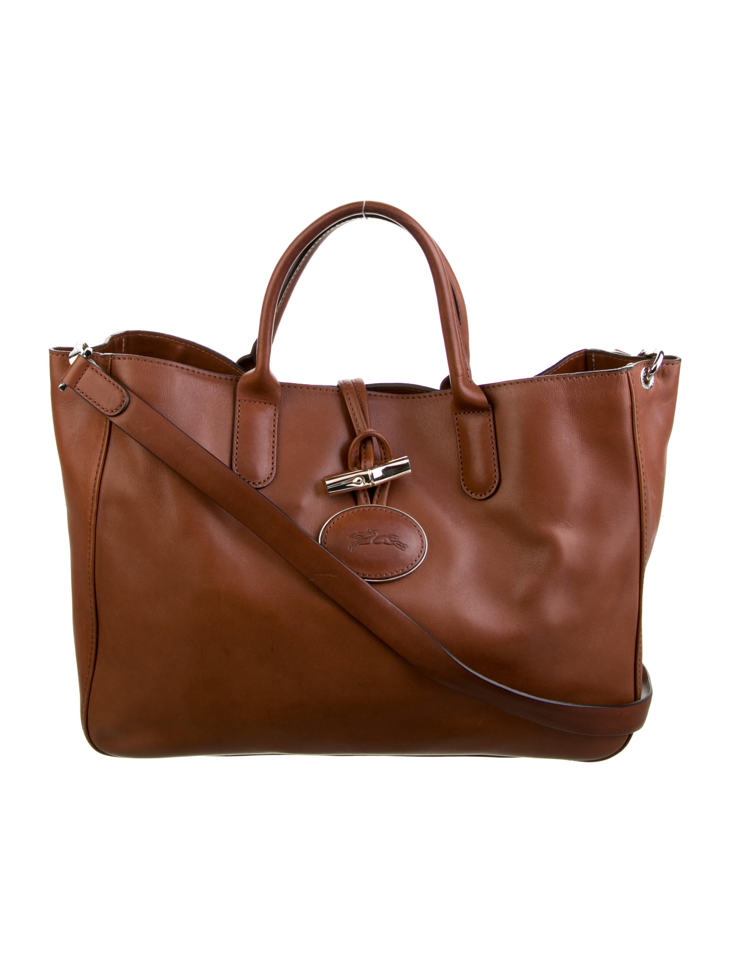 Longchamp Leather Tote Bag - Brown Totes, Handbags - WL861779 | The ...
