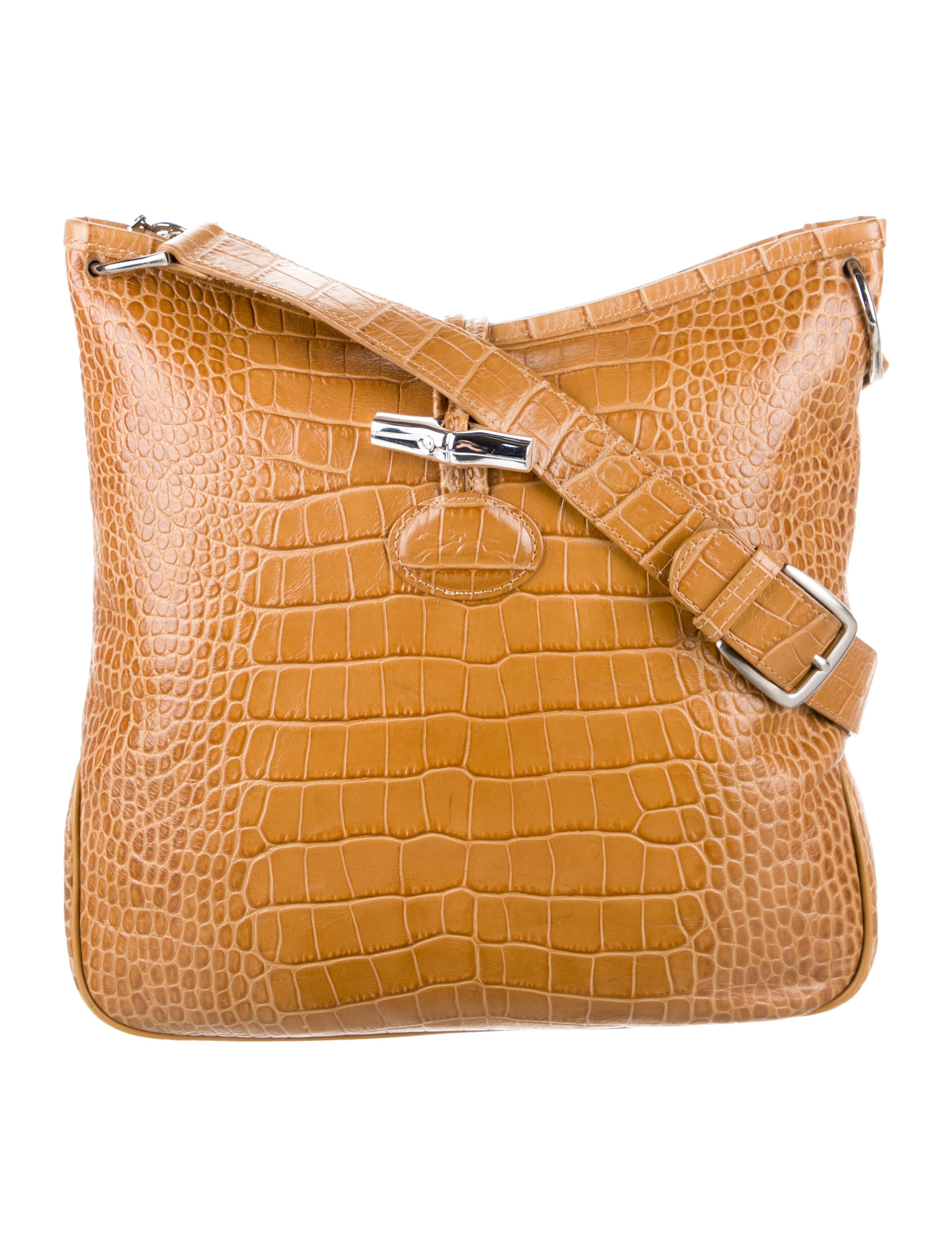 Longchamp Suede Crossbody Bag - Brown Crossbody Bags, Handbags - WL855757 | The RealReal