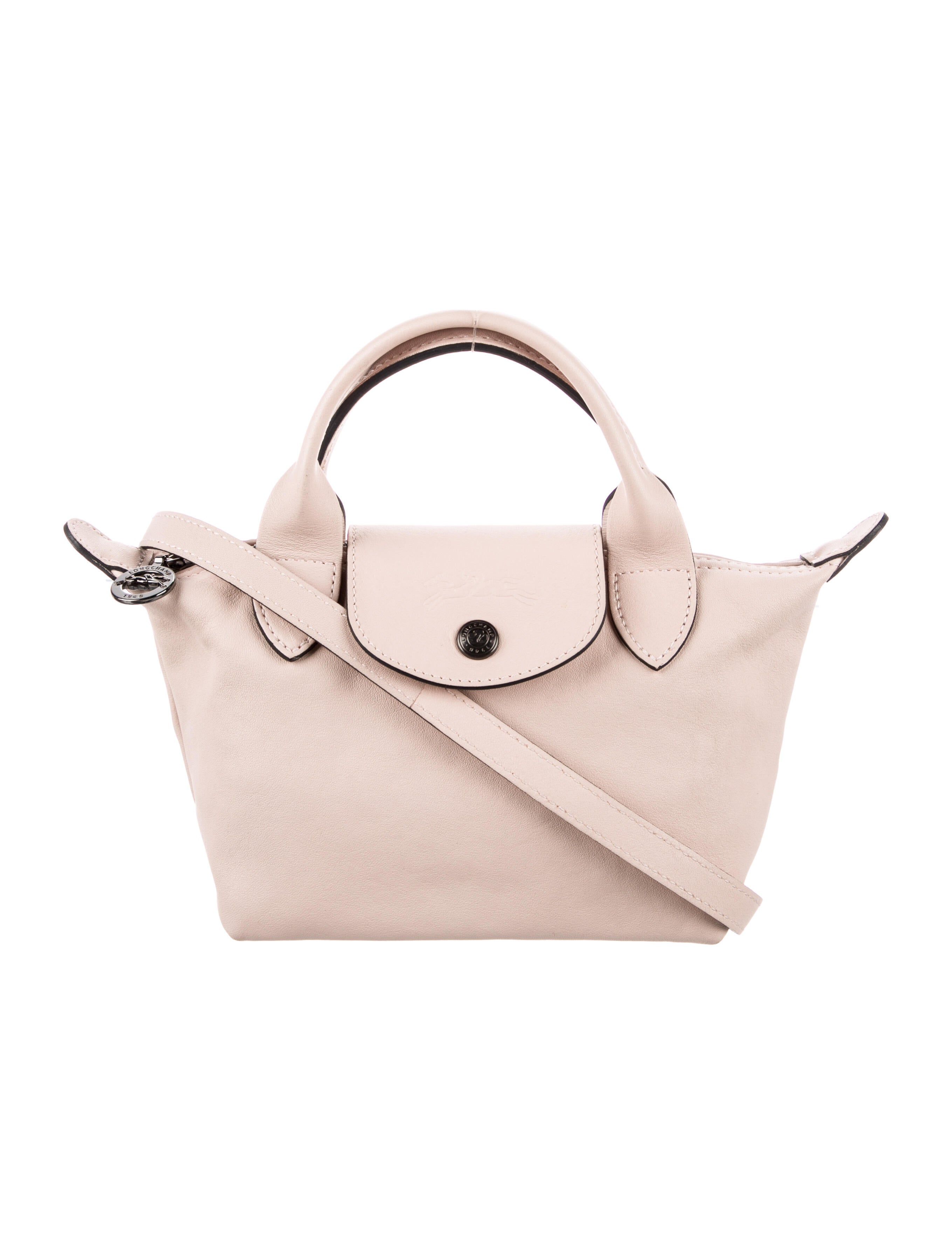 Longchamp Le Pliage Handle Bag - White Handle Bags, Handbags - WL860955 ...