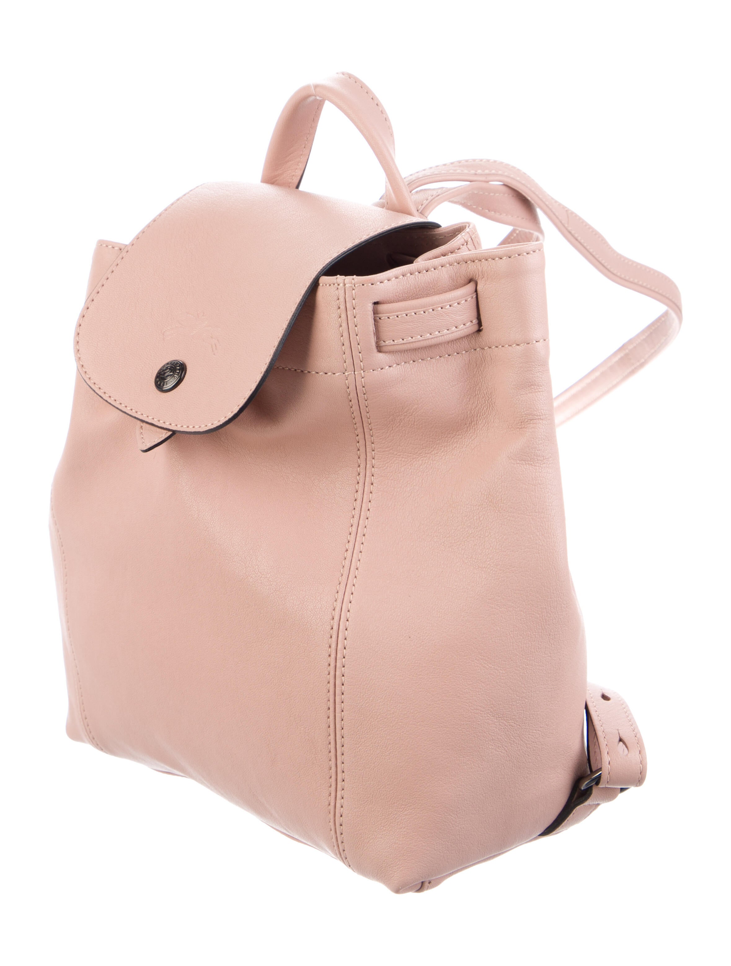 Longchamp Leather Backpack - Pink Backpacks, Handbags - WL863782 | The ...