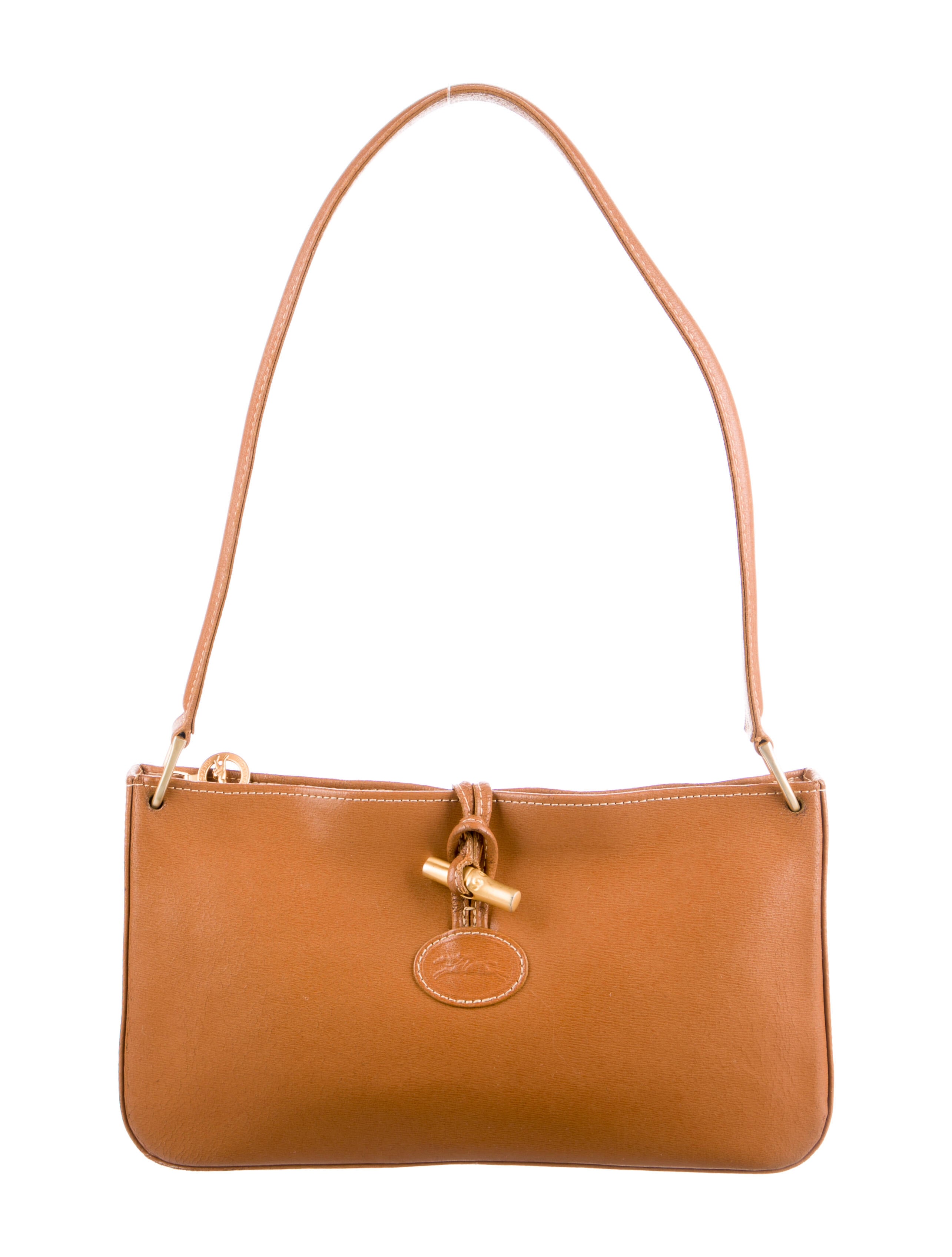 Longchamp Roseau Leather Shoulder Bag - Neutrals Shoulder Bags ...