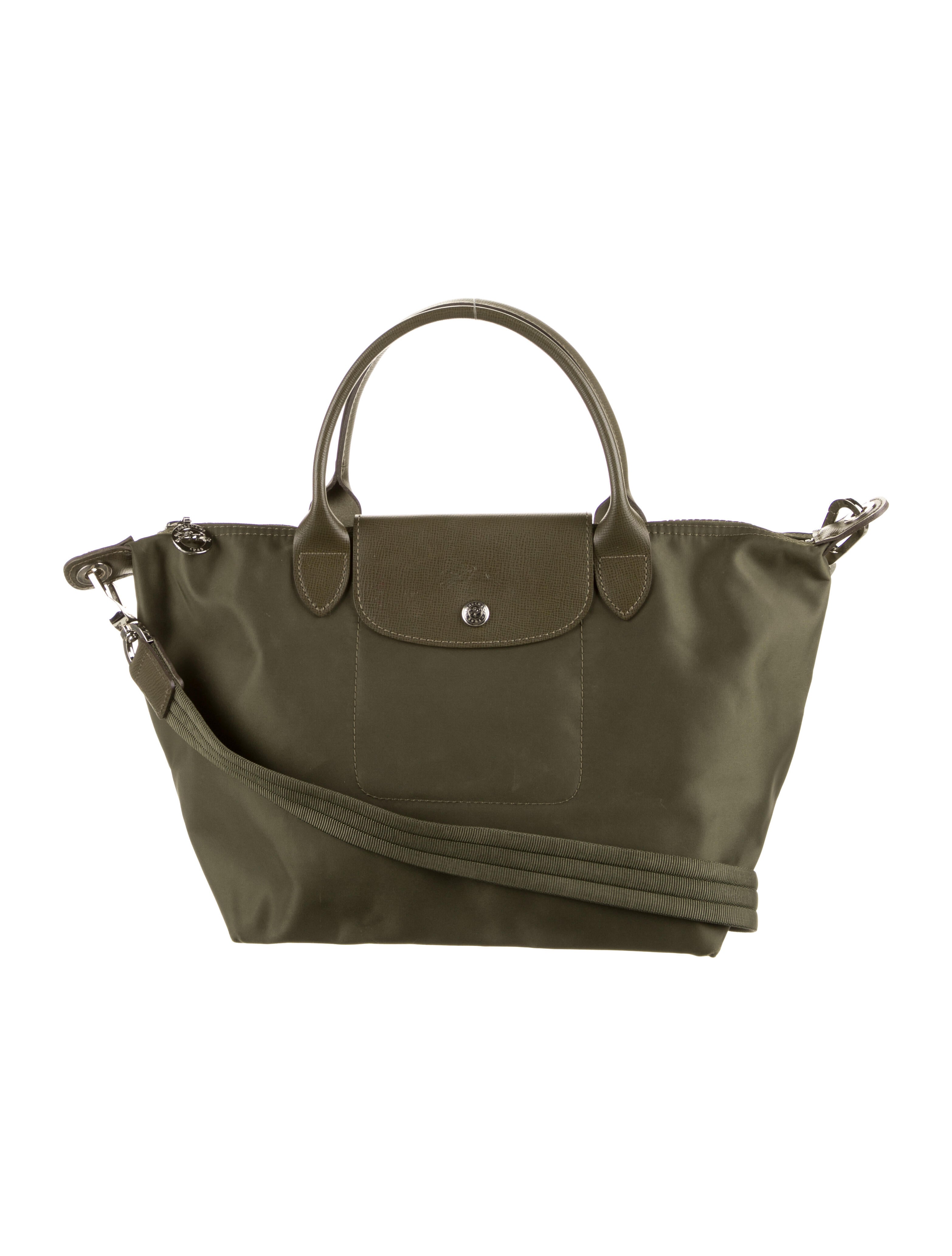 Longchamp Le Pliage "Shopping"Tote - Green Totes, Handbags - WL857106 ...