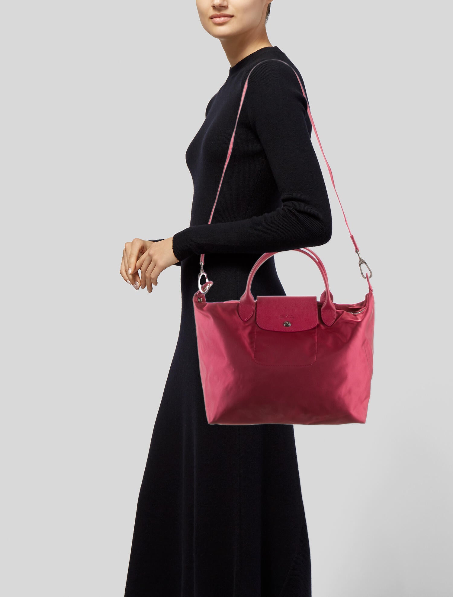 Longchamp Modele Depose Tote w/Strap - Pink Totes, Handbags - WL864938 ...