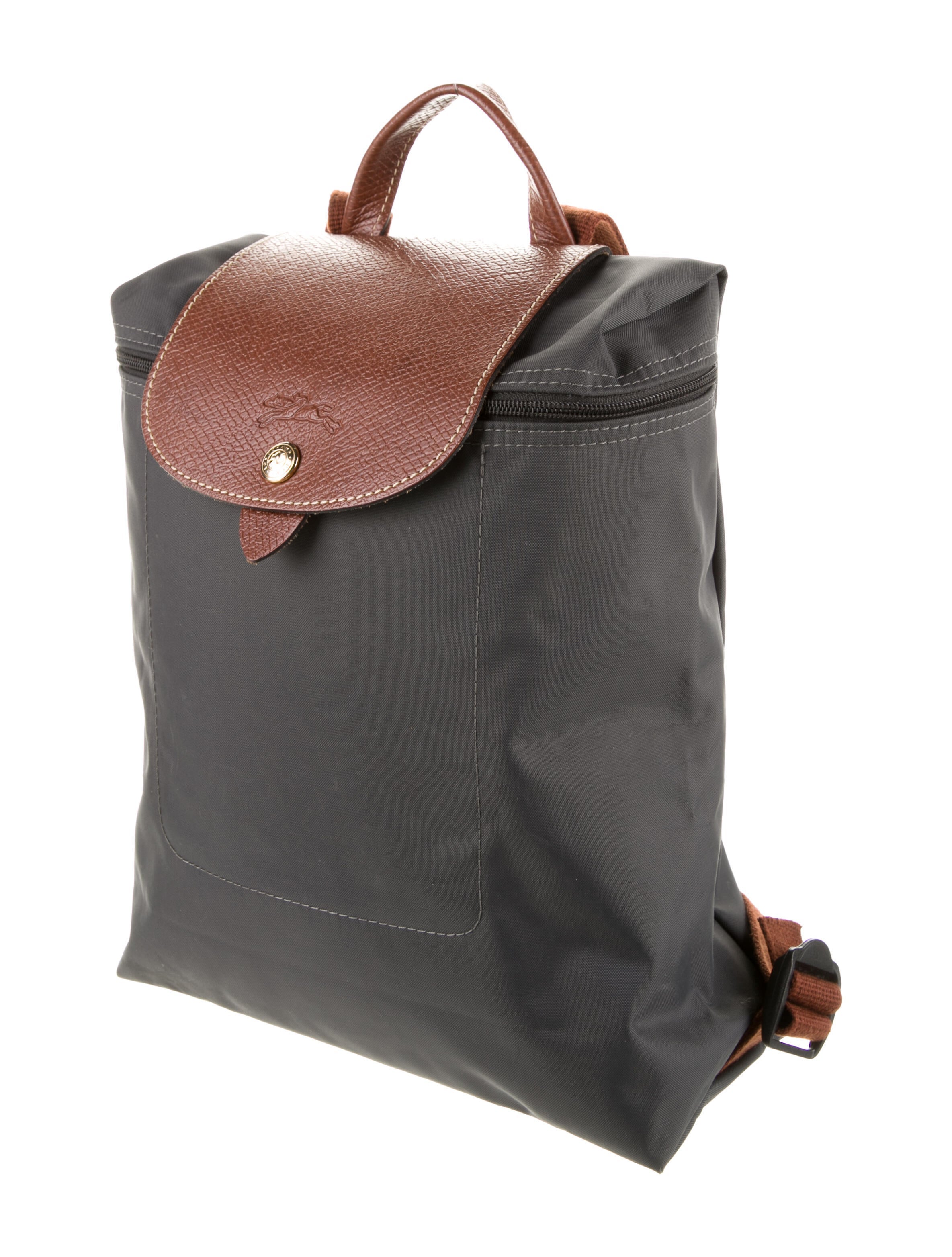 Longchamp Le Pliage Backpack - Grey Backpacks, Handbags - WL865614 | The RealReal