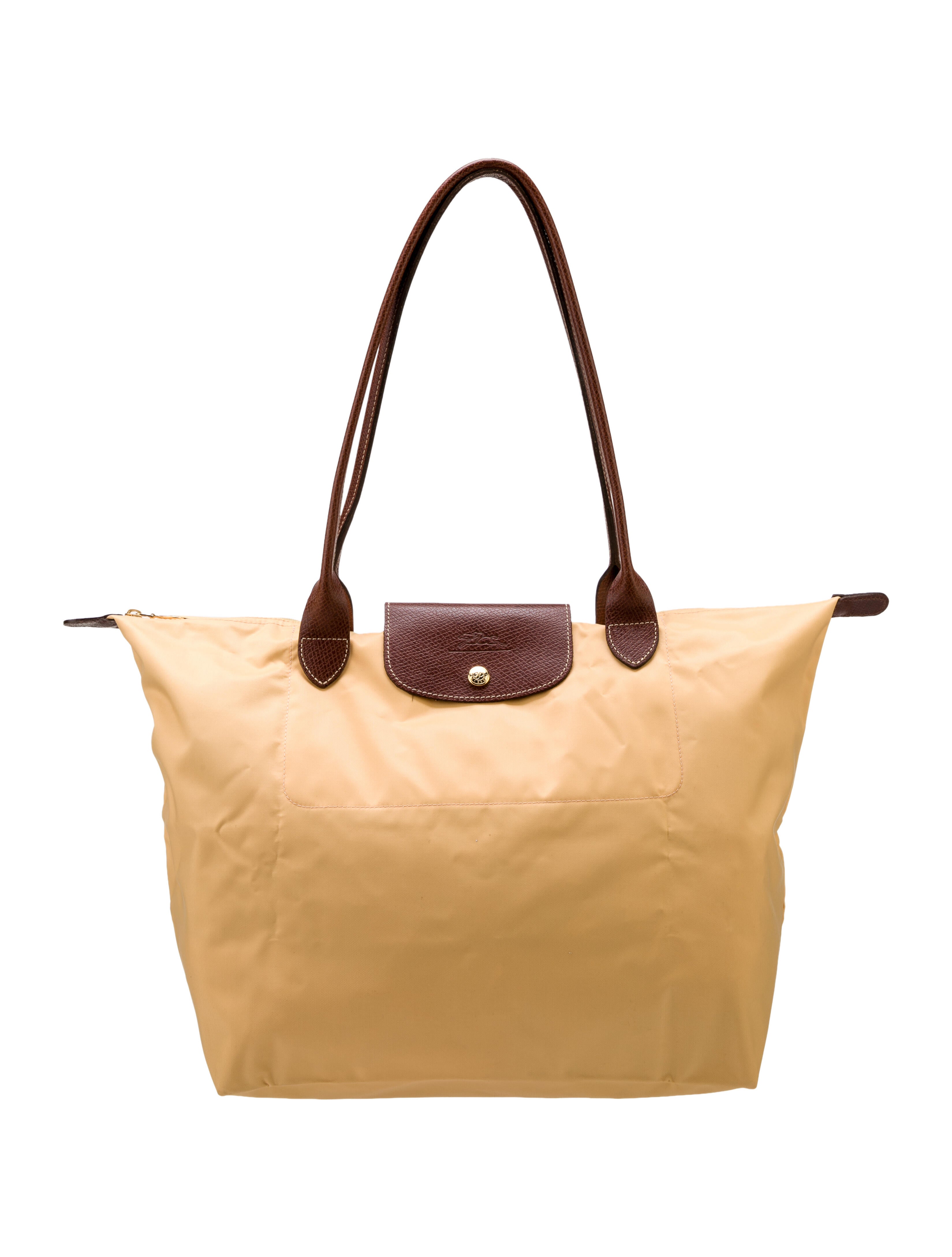Longchamp Le Pliage Shopping Tote - Grey Totes, Handbags - WL866537 ...
