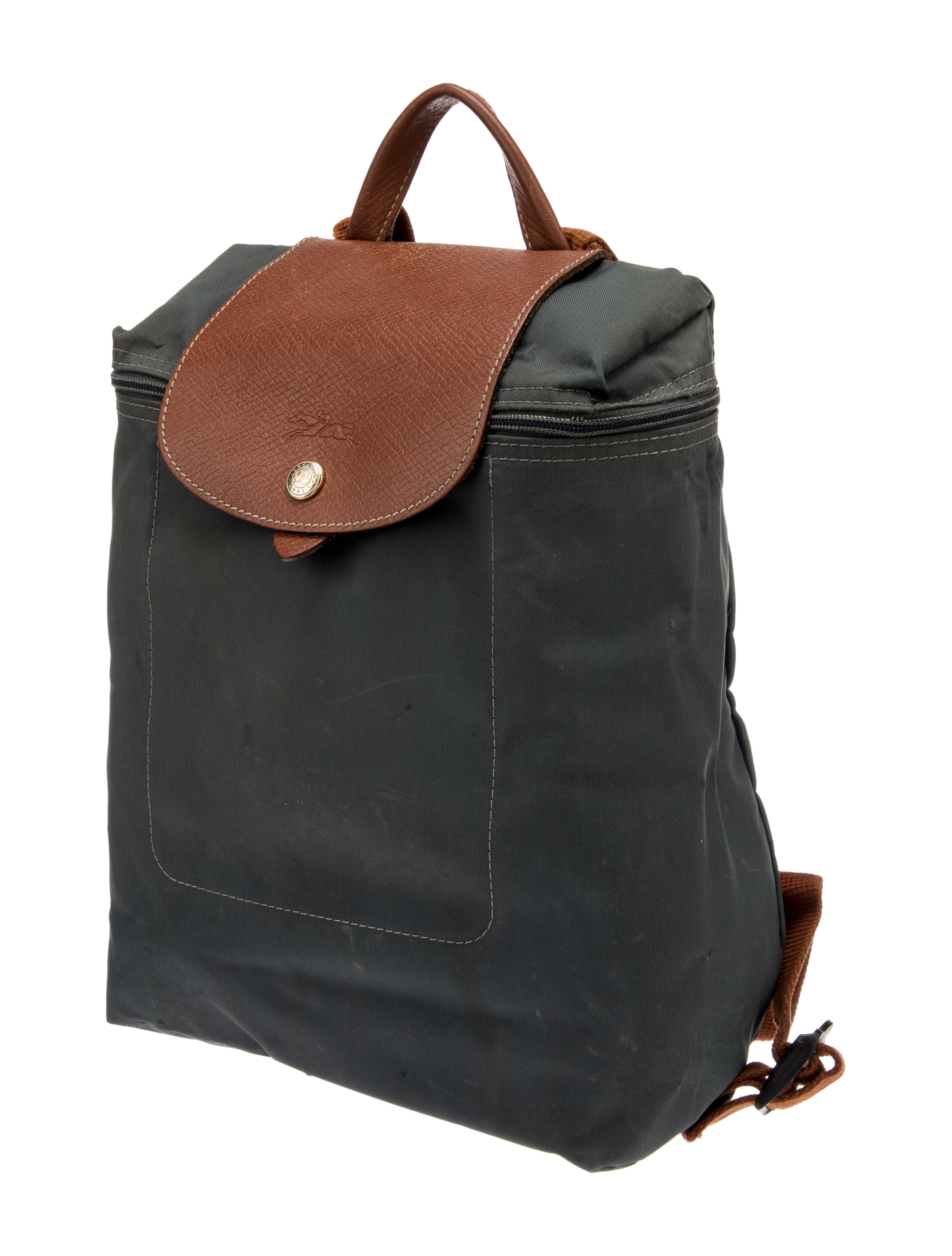 Longchamp Le Pliage Sac a Dos Backpack - Grey Backpacks, Handbags ...