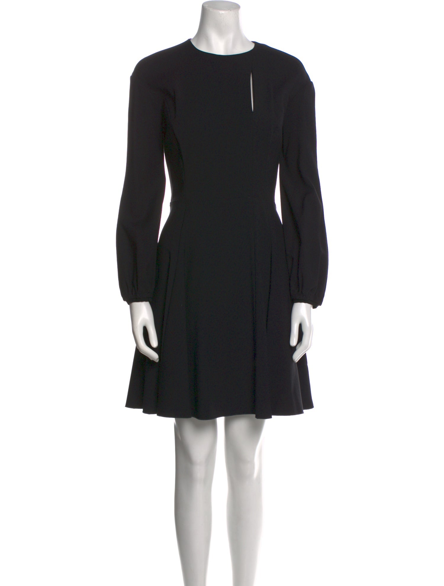 Longchamp Crew Neck Mini Dress - Black Dresses, Clothing - WL867040 ...