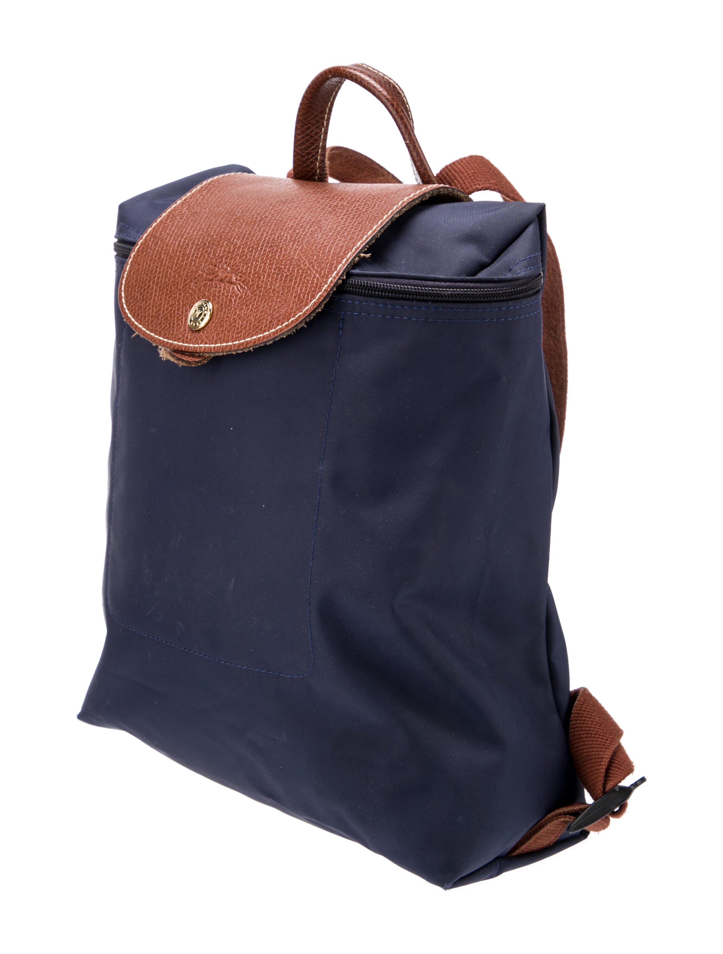 Longchamp Le Pliage Sac A Dos Backpack - Blue Backpacks, Handbags ...