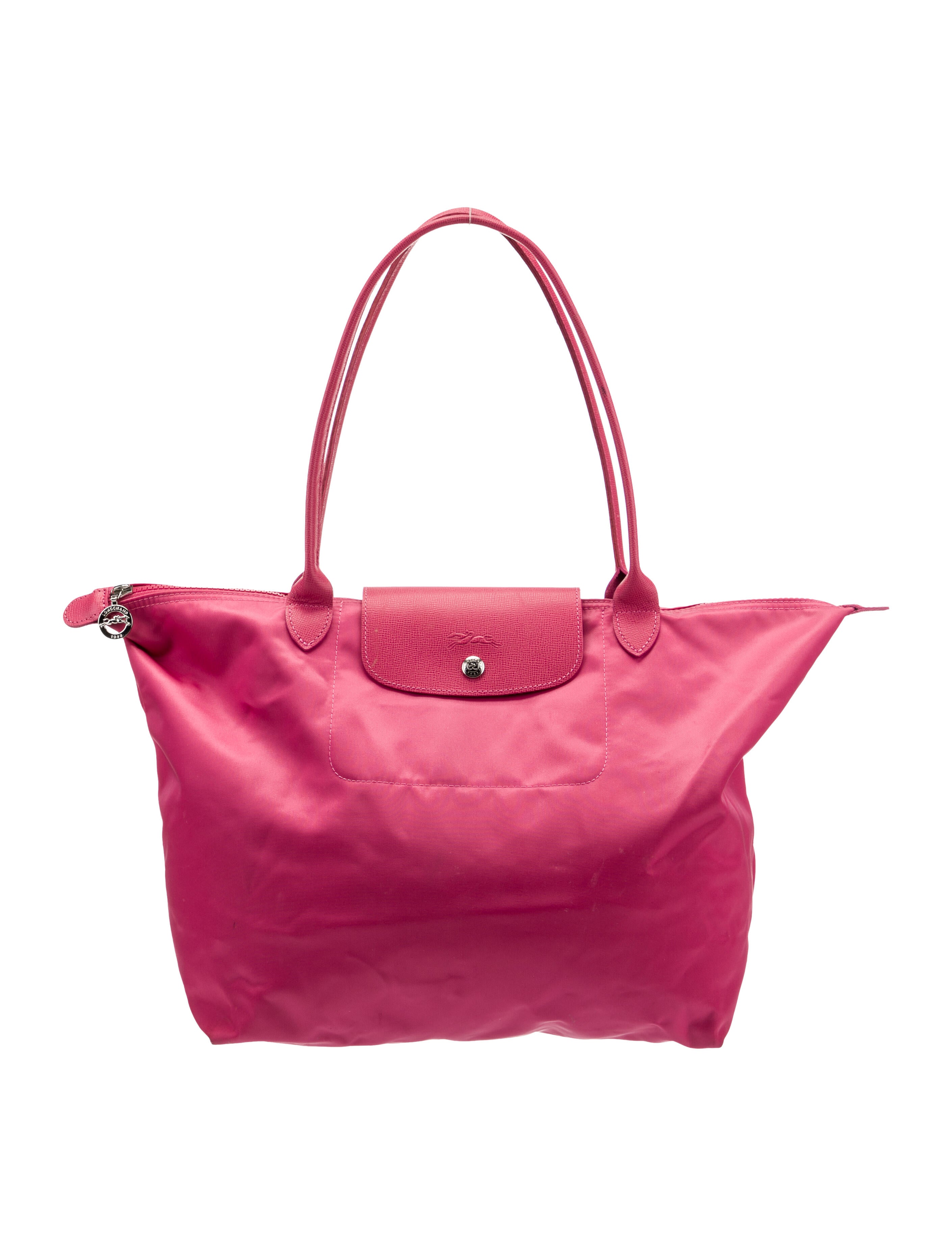 Longchamp Le Pliage Shopping Tote - Pink Totes, Handbags - WL867730 ...
