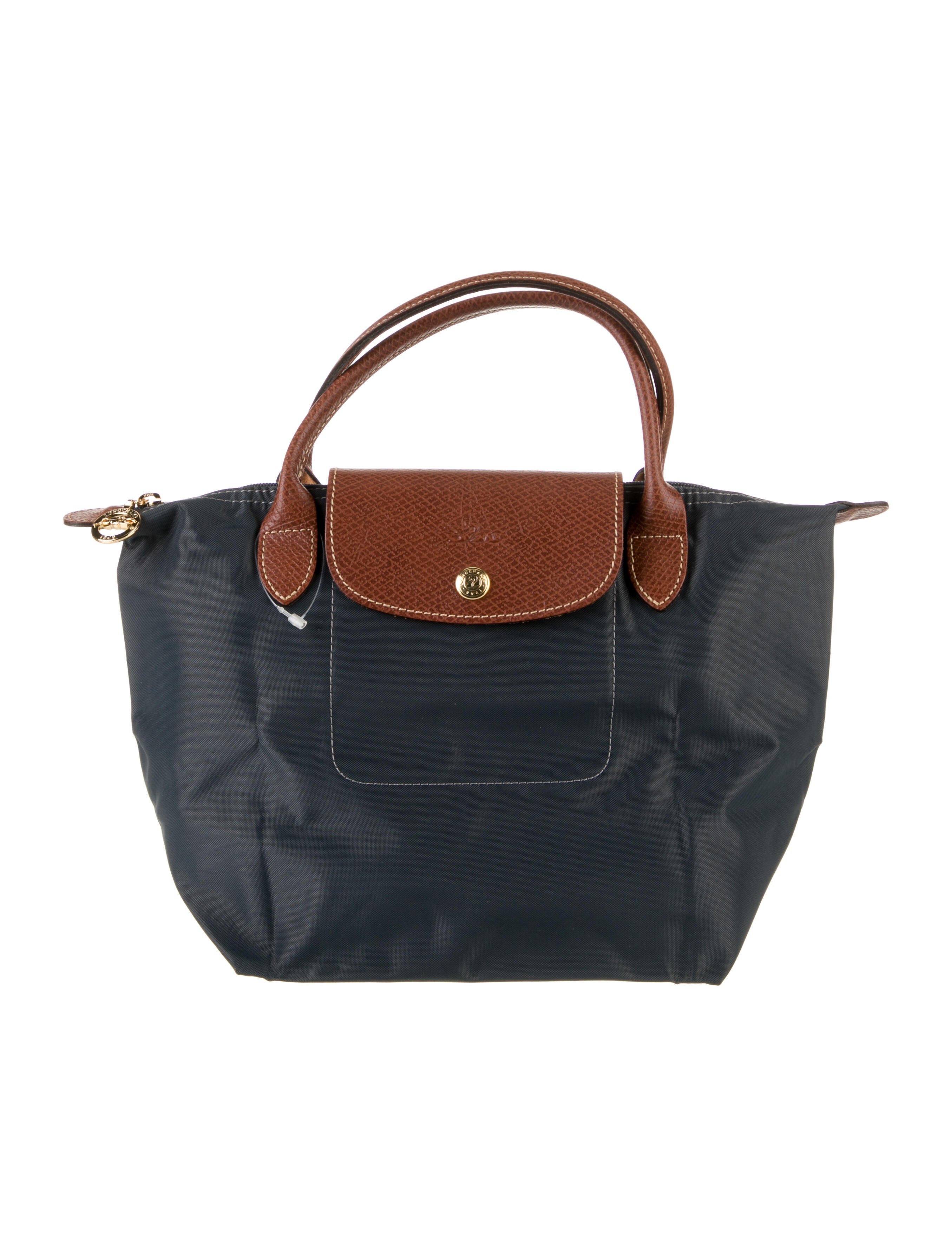 Longchamp Small Le Pliage Tote - Grey Totes, Handbags - WL868110 | The ...