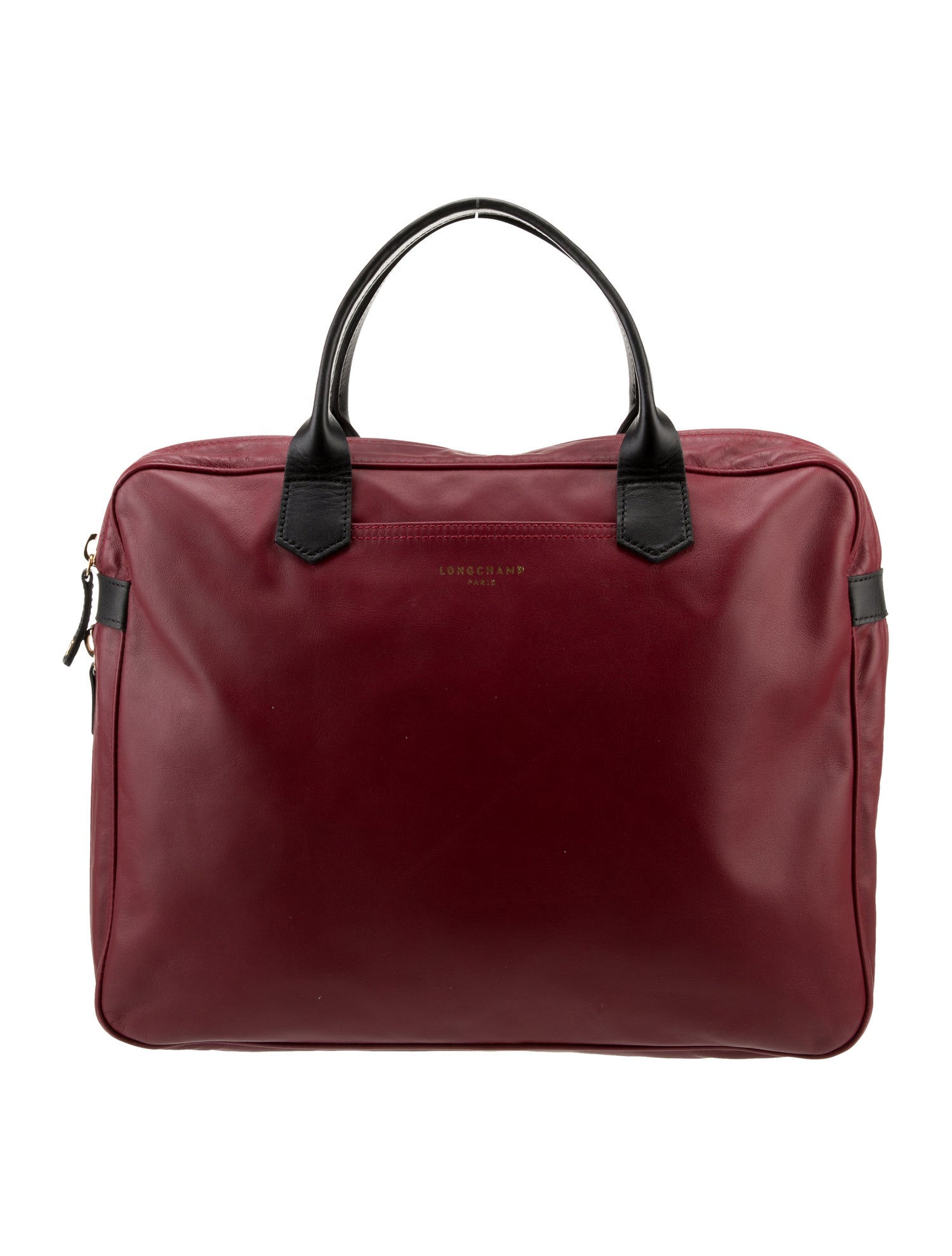 Longchamp Leather Briefcase - Burgundy Briefcases, Bags - WL869320 ...