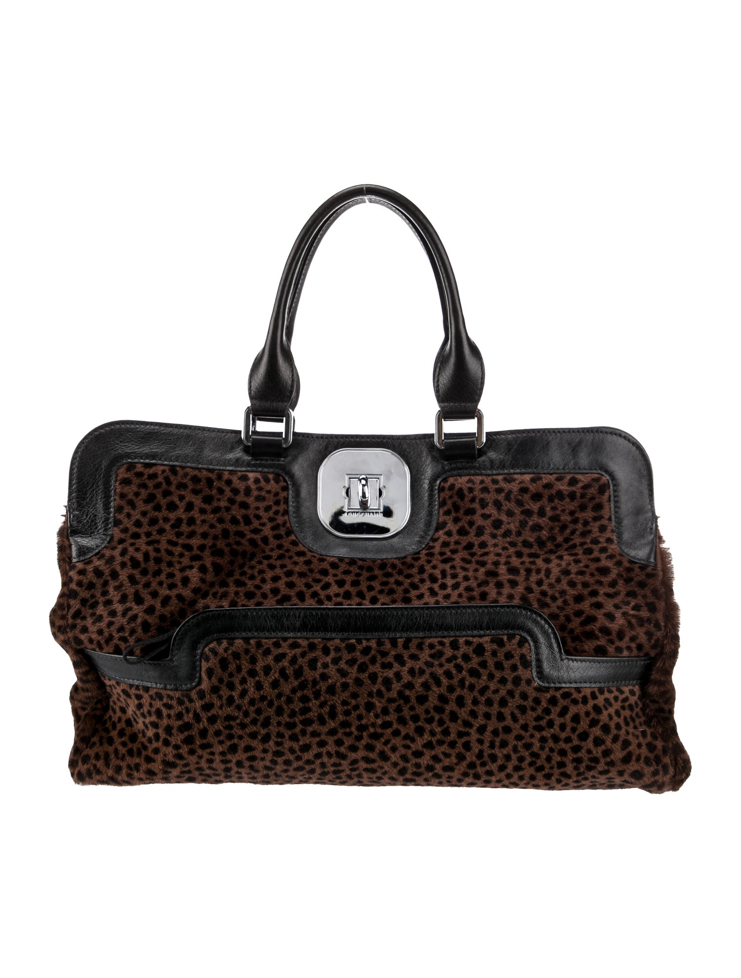 Longchamp Ponyhair Handle Bag - Brown Handle Bags, Handbags - WL869533 ...