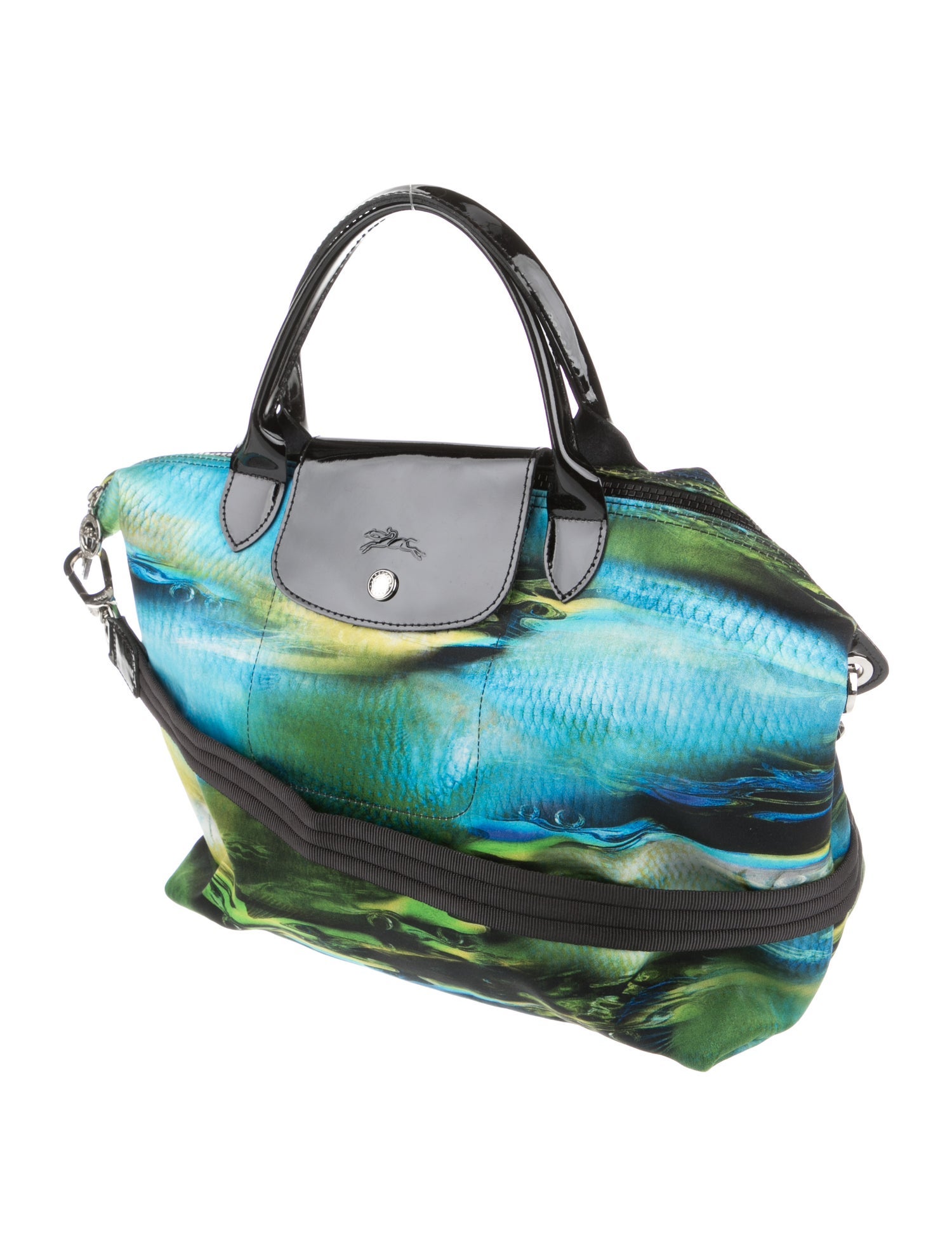 Longchamp Printed Nylon Modele Depose Tote Bag - Blue Totes, Handbags ...