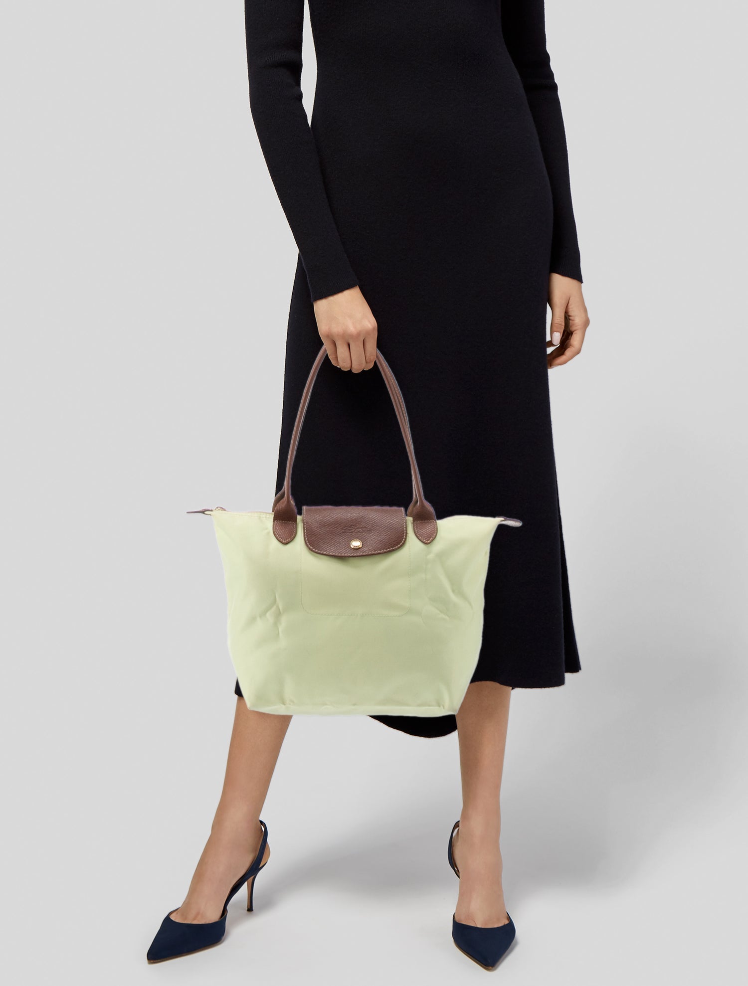 Longchamp Le Pliage Tote - Black Totes, Handbags - WL868133 | The RealReal