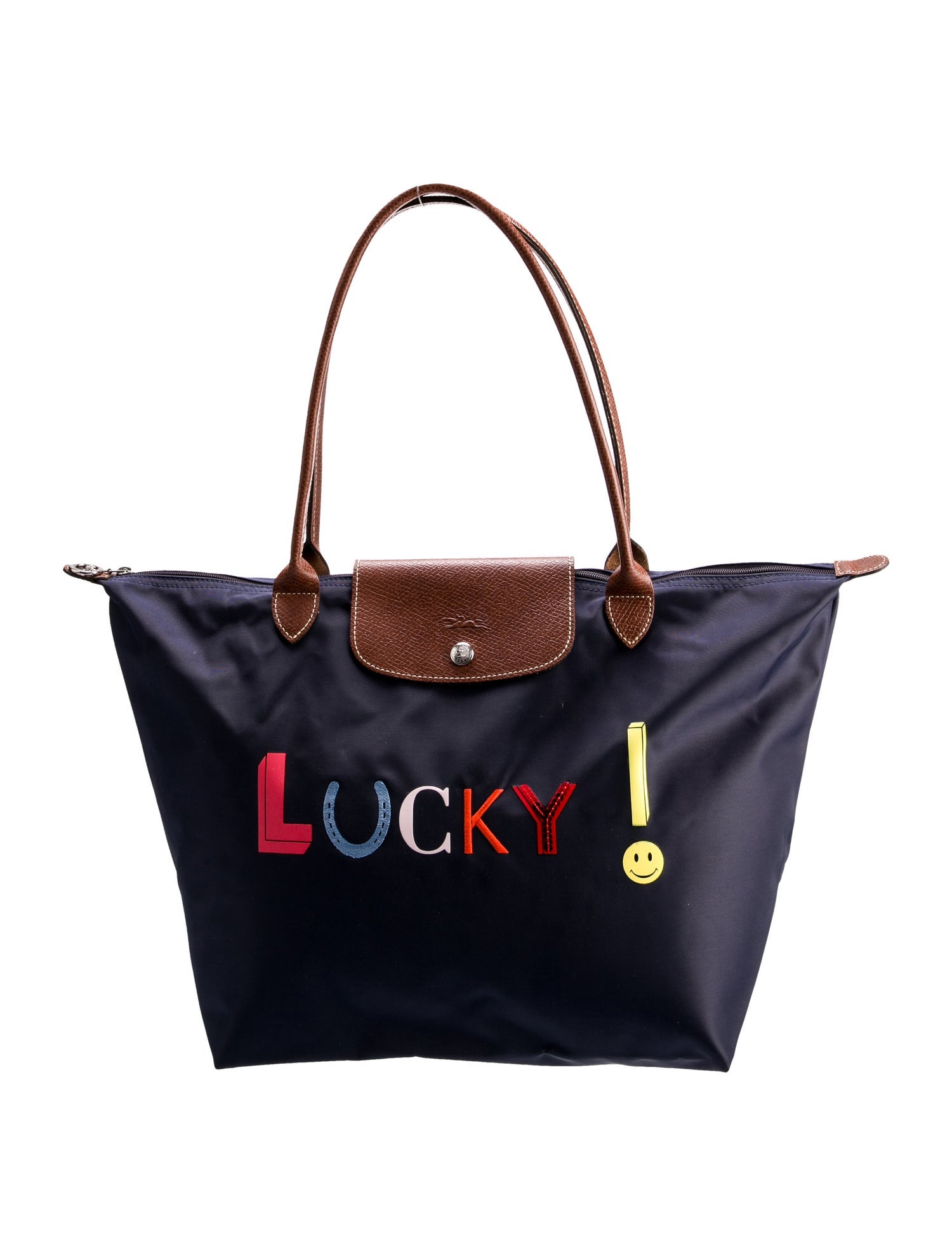 Longchamp Nylon Tote - Blue Totes, Handbags - WL870915 | The RealReal