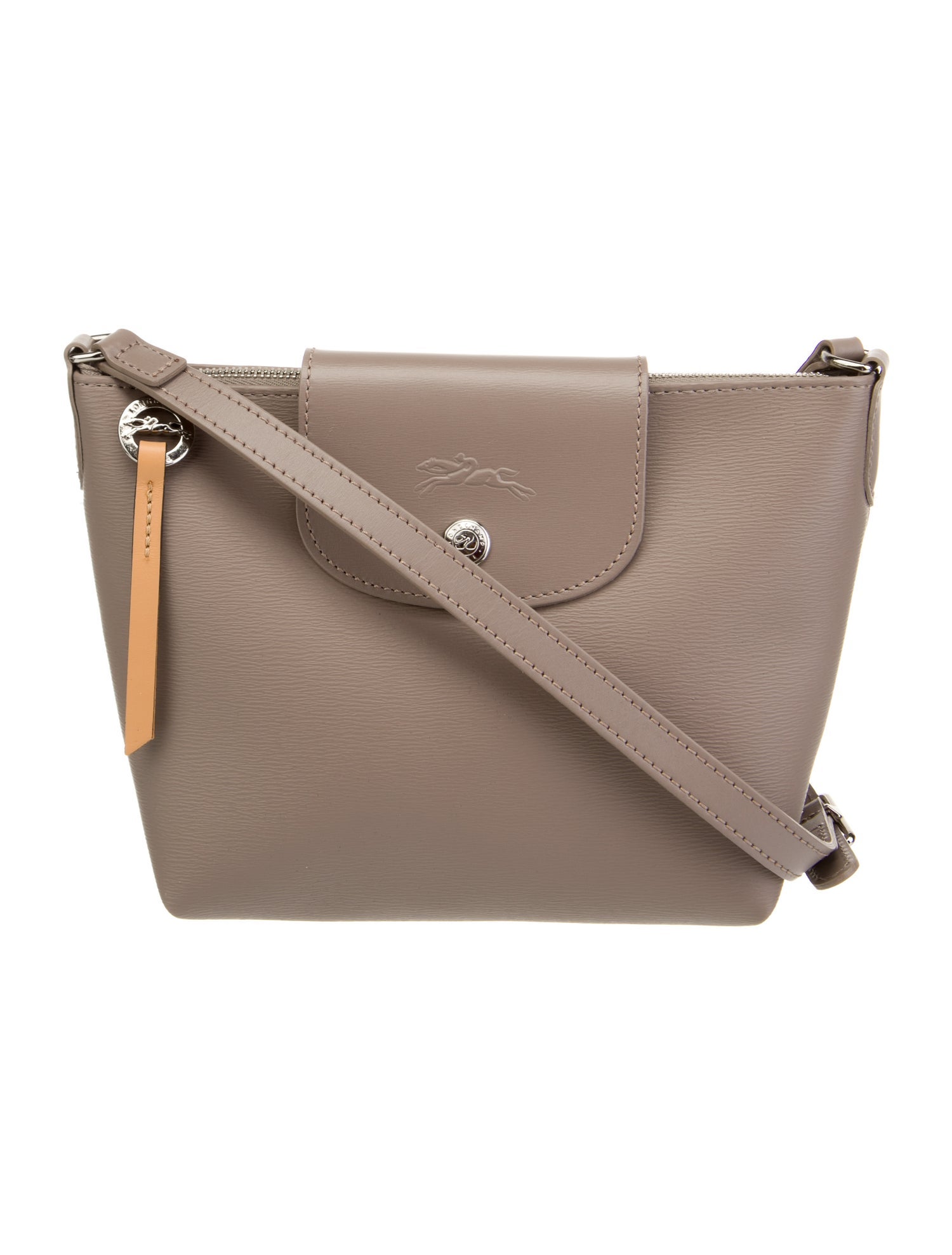 Longchamp Coated Canvas Crossbody - Neutrals Crossbody Bags, Handbags - WL871200 | The RealReal