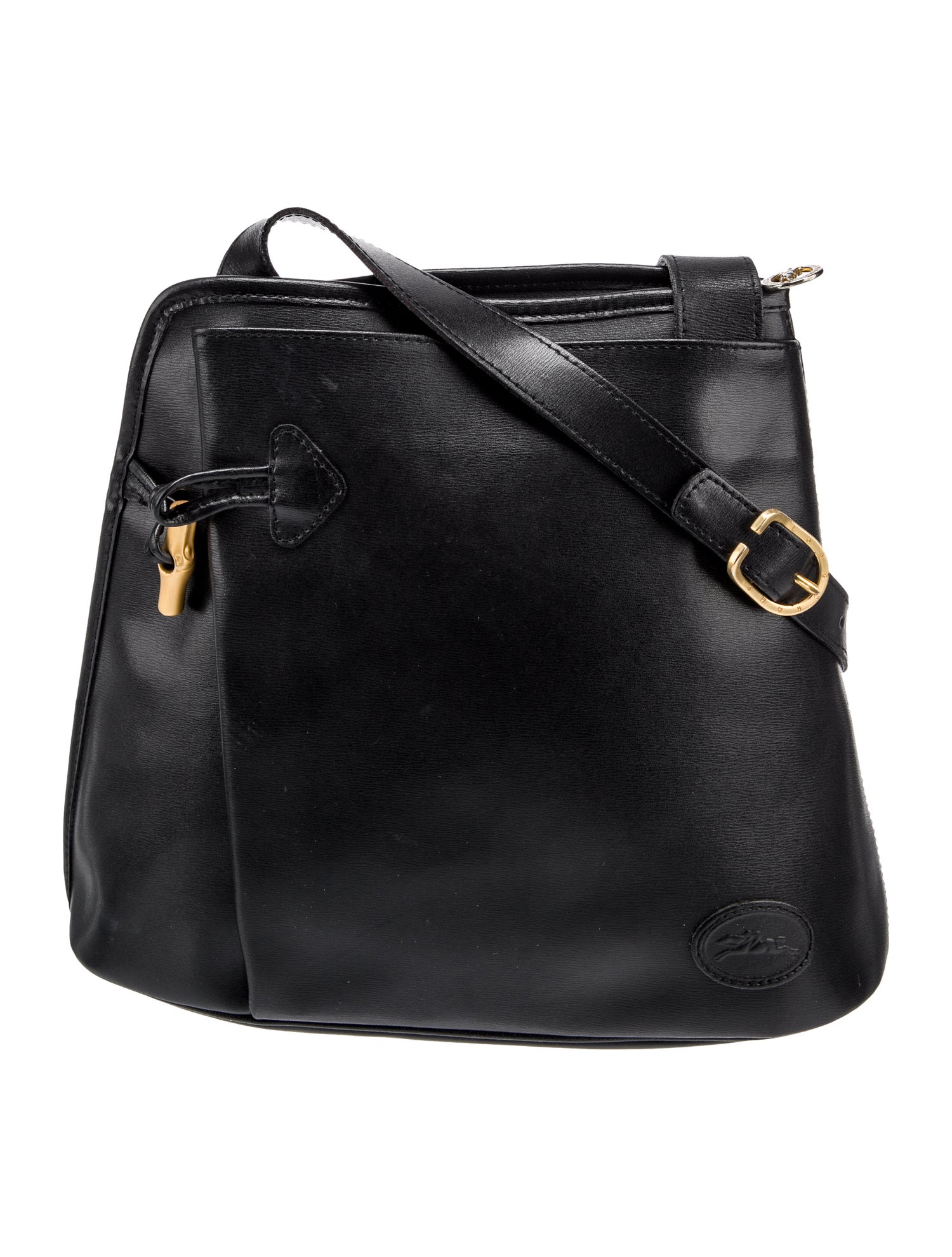 Longchamp Roseau Bamboo-Toggle Crossbody Bag - Black Crossbody Bags ...