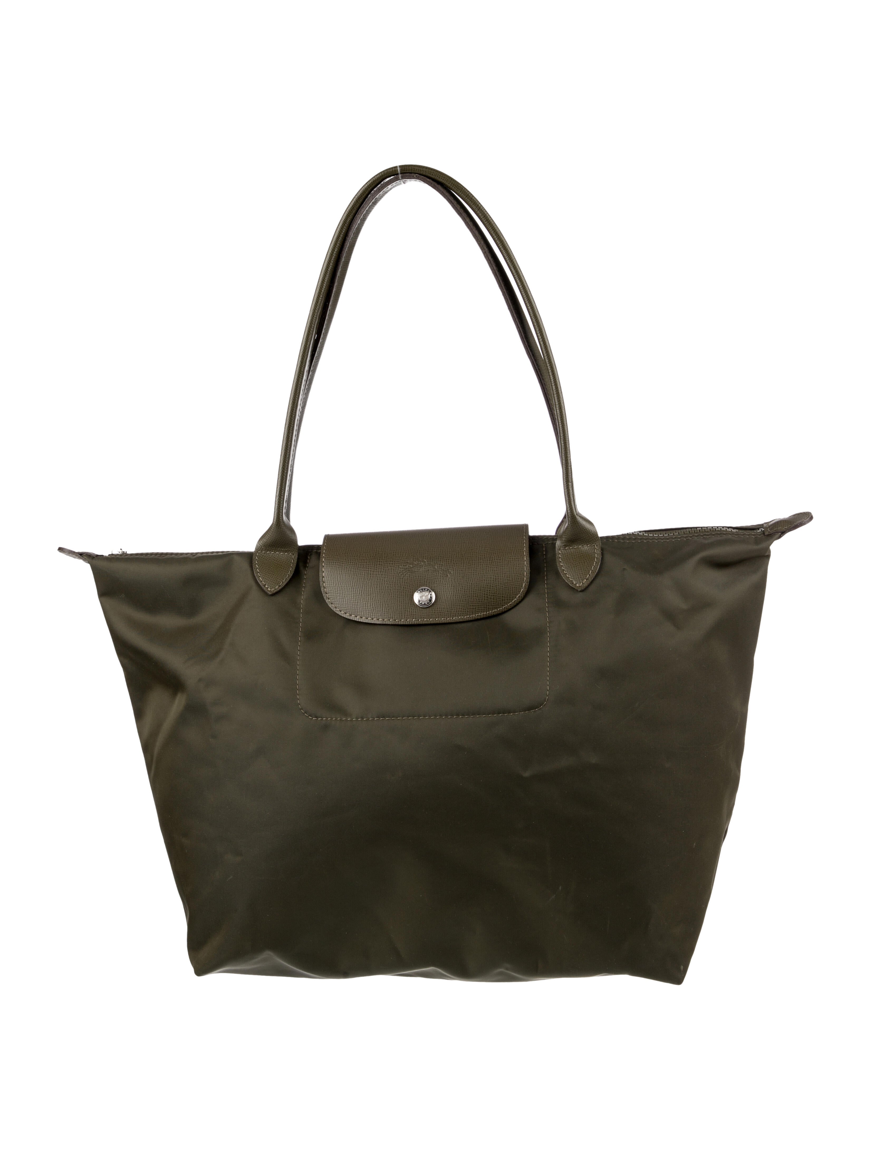 Longchamp Solid Nylon Shoulder Bag - Green Shoulder Bags, Handbags ...
