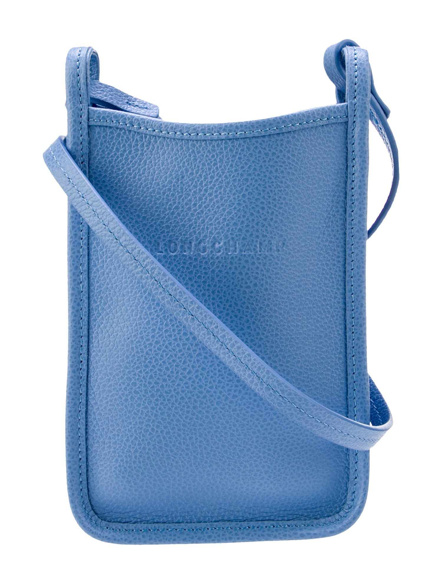 Longchamp Leather Crossbody Bag - Blue Crossbody Bags, Handbags ...